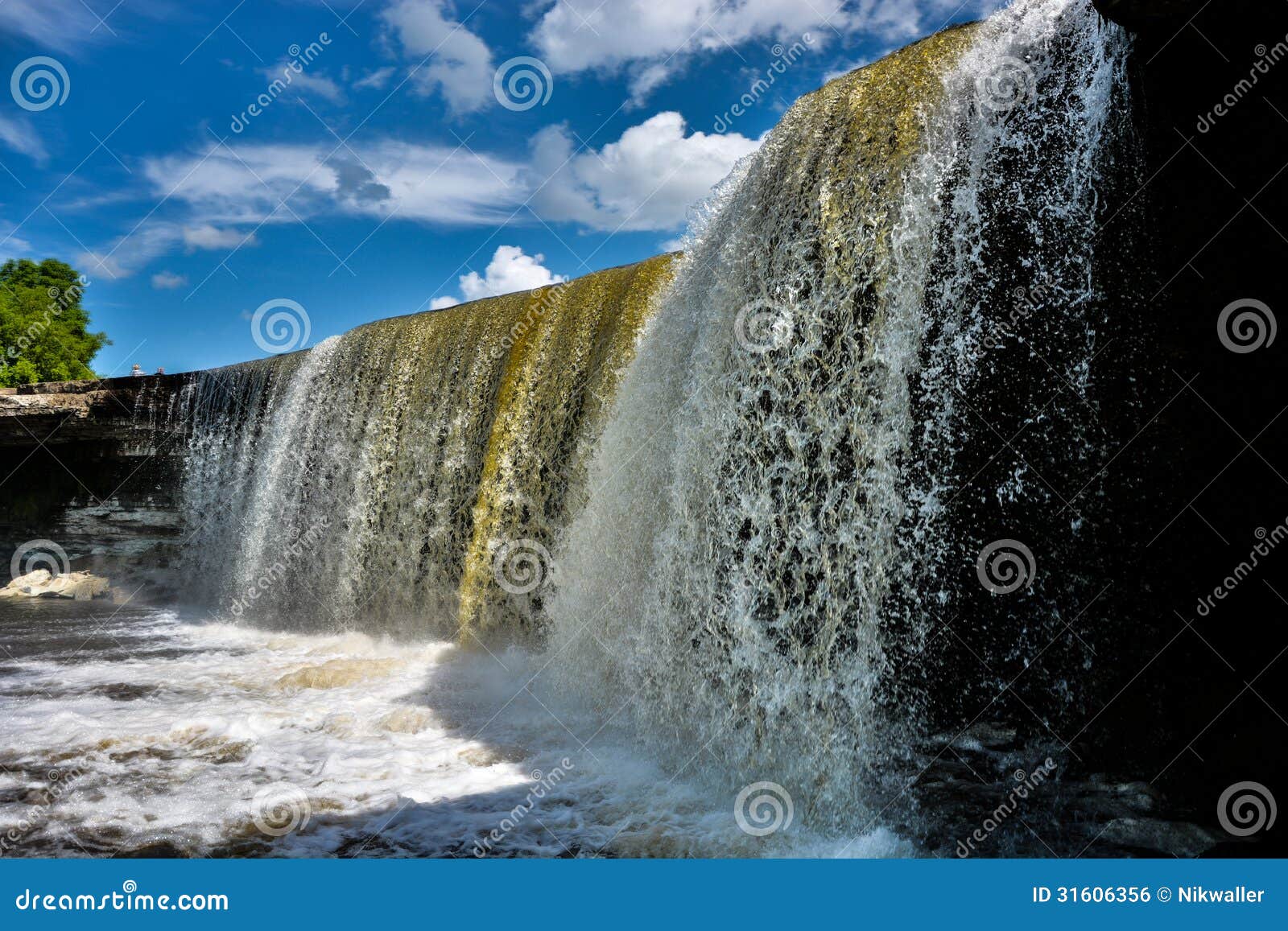 Waterfall stock photo. Image of sunny, wasserfall, rapid - 31606356