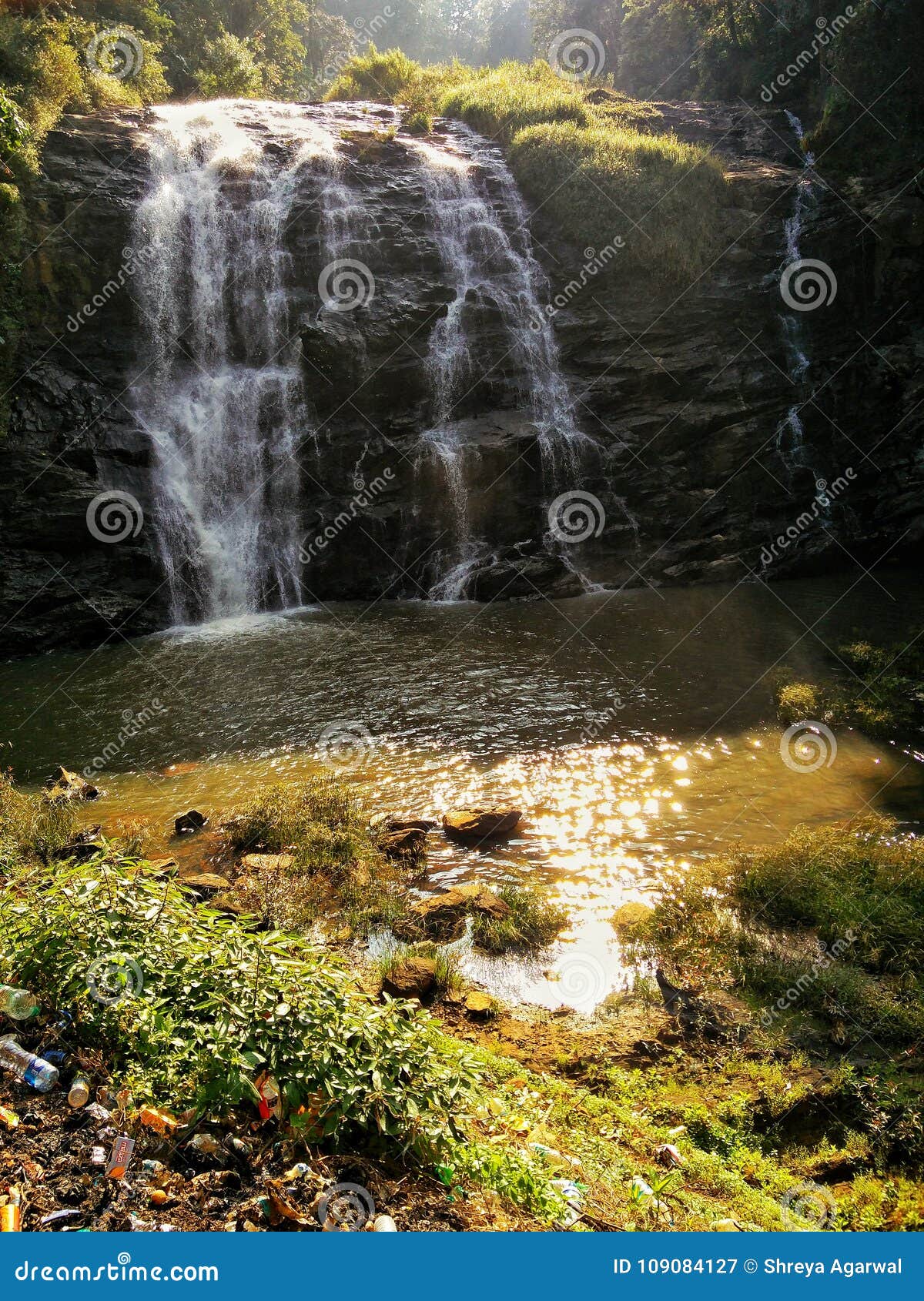 Abbey Falls stock image. Image of falls, waterfall, abbey - 109084127