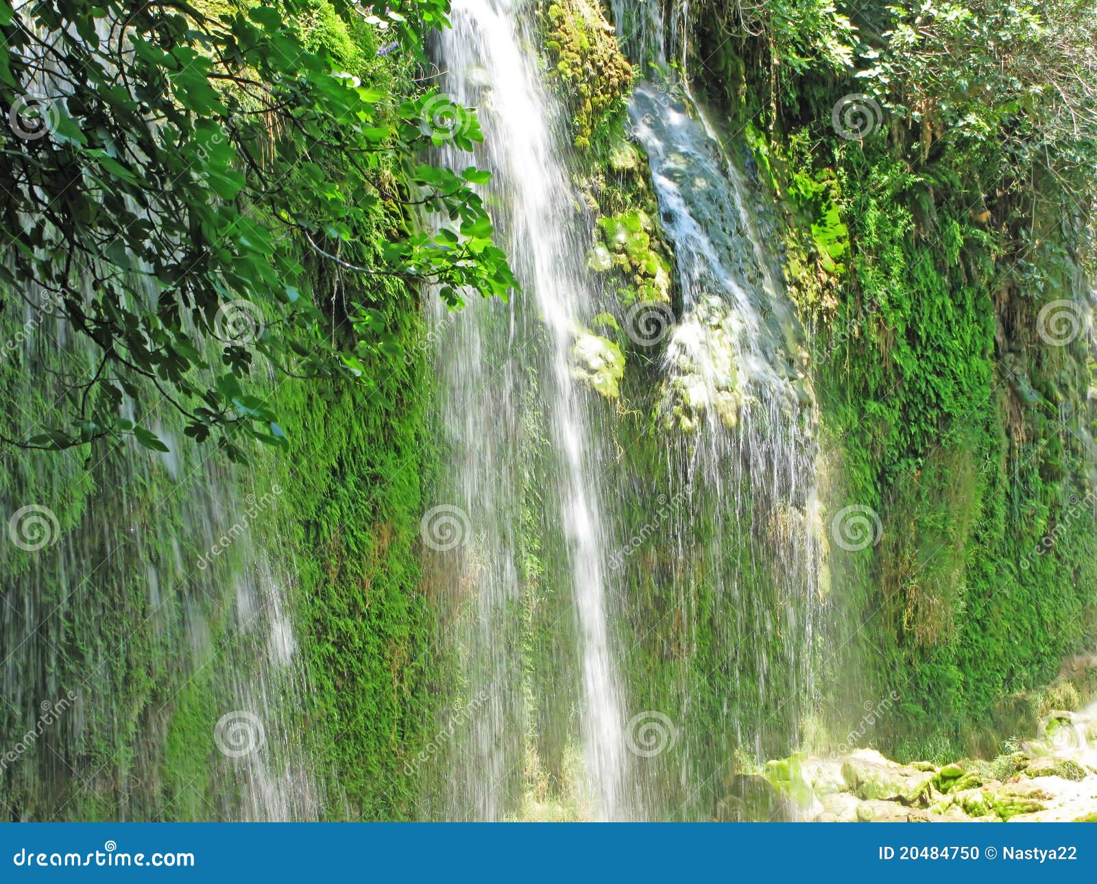 Waterfall Kursunlu Antalya Turkey Stock Photo - Image of area, grotto ...