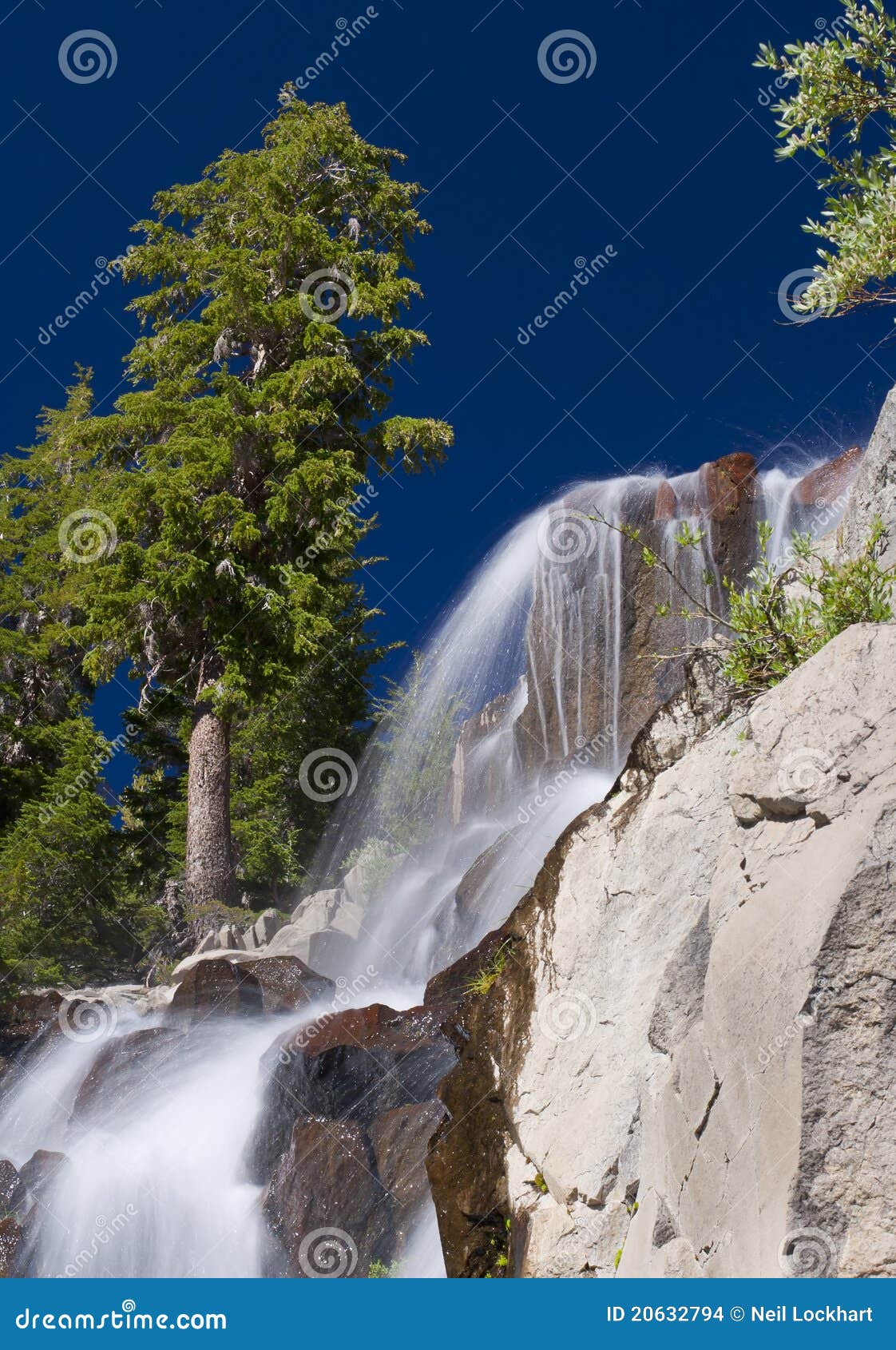Waterfall Ledge stock photo. Image of granite, deep, edge - 20632794