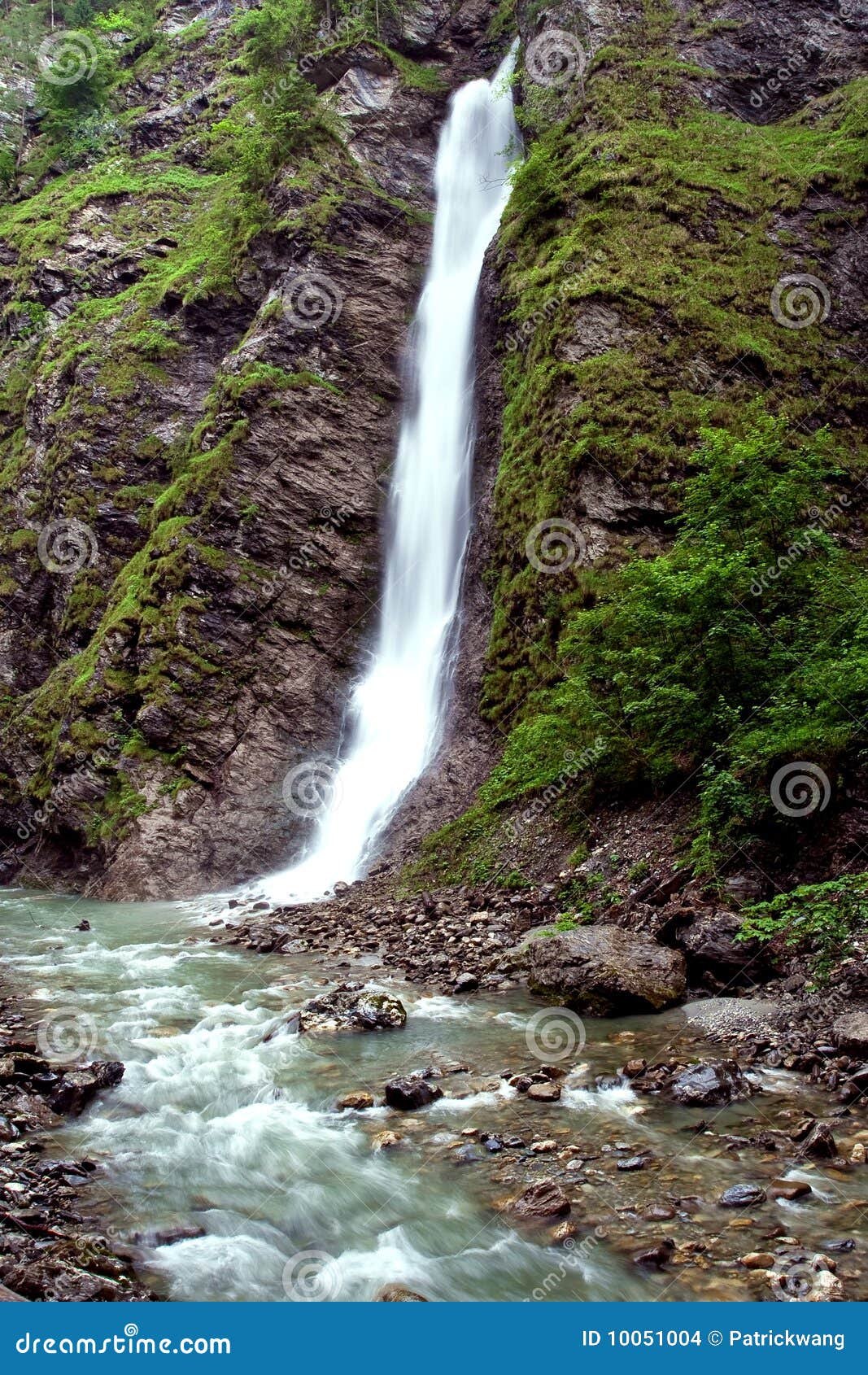 Waterfall at Liechtensteinklamm Stock Photo - Image of narrow, nature ...