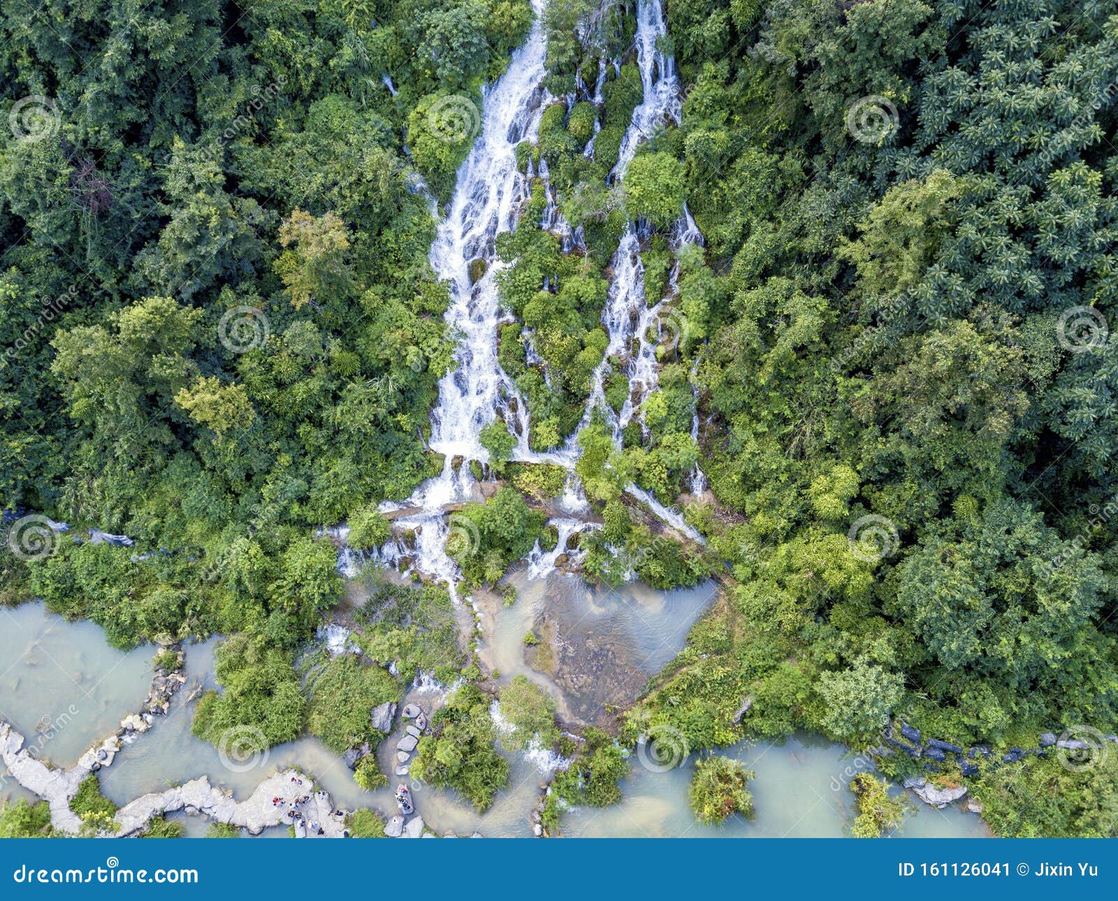 The waterfall of Lobo stock image. Image of travel, nature - 161126041