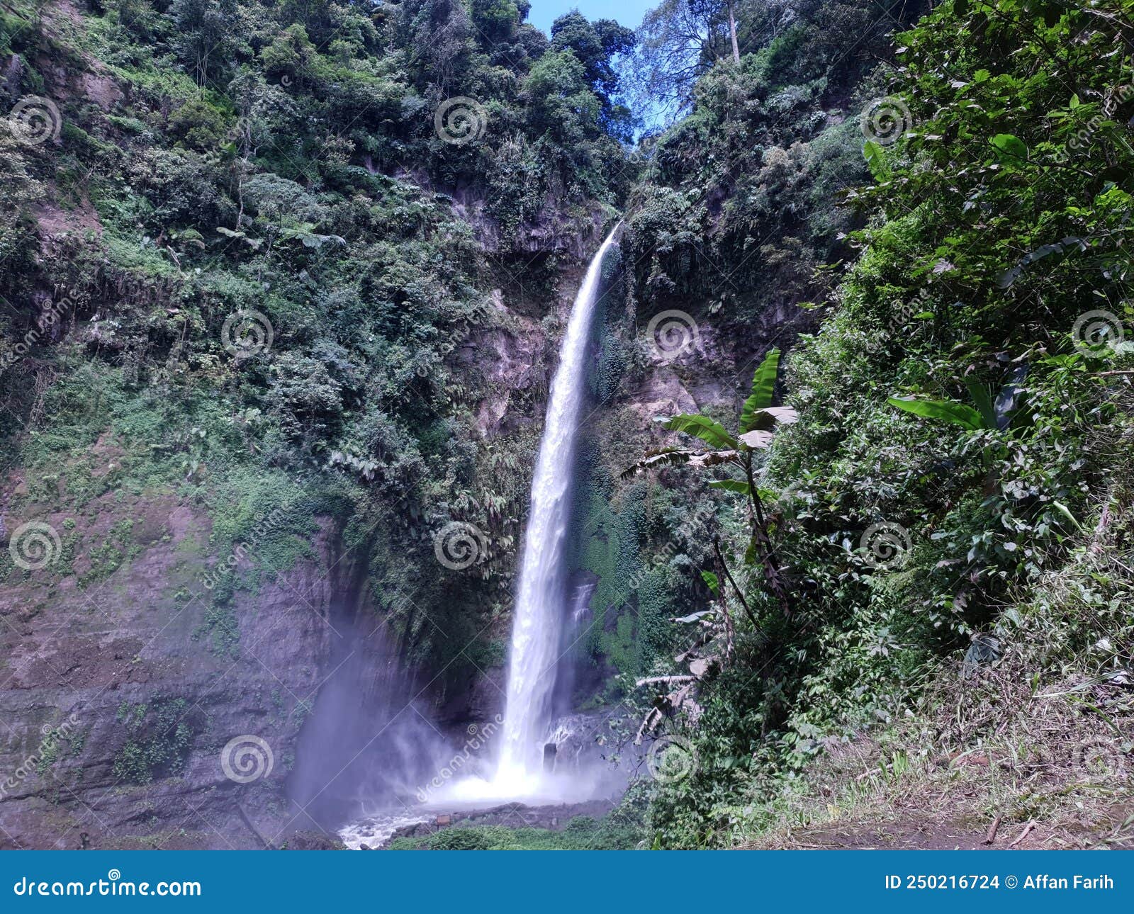 This Waterfall is Located in East Java with a Height of Approximately ...