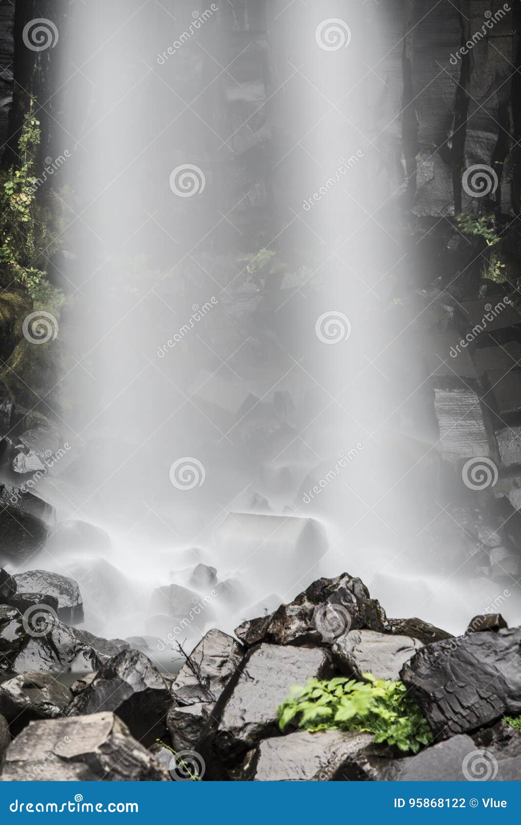 Waterfall Long Exposure stock photo. Image of flowing - 95868122