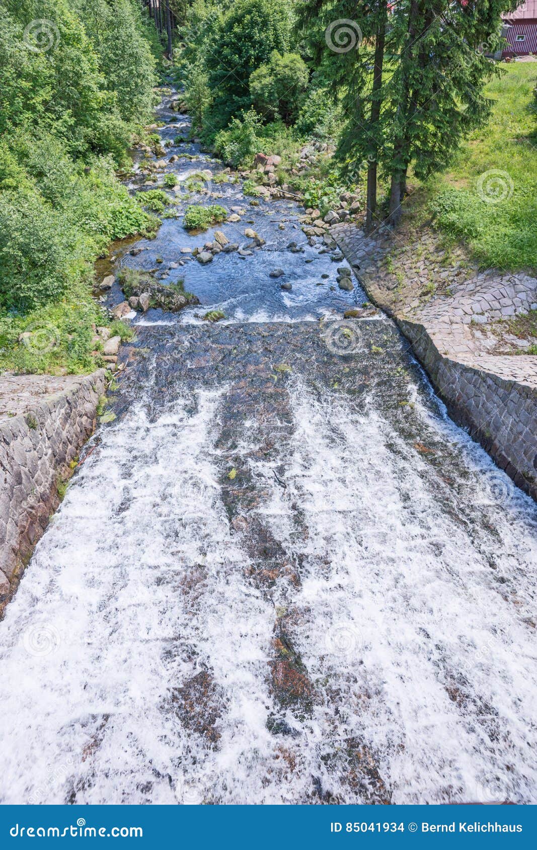 Waterfall, Looking from Above Stock Photo - Image of flowing, outdoors ...