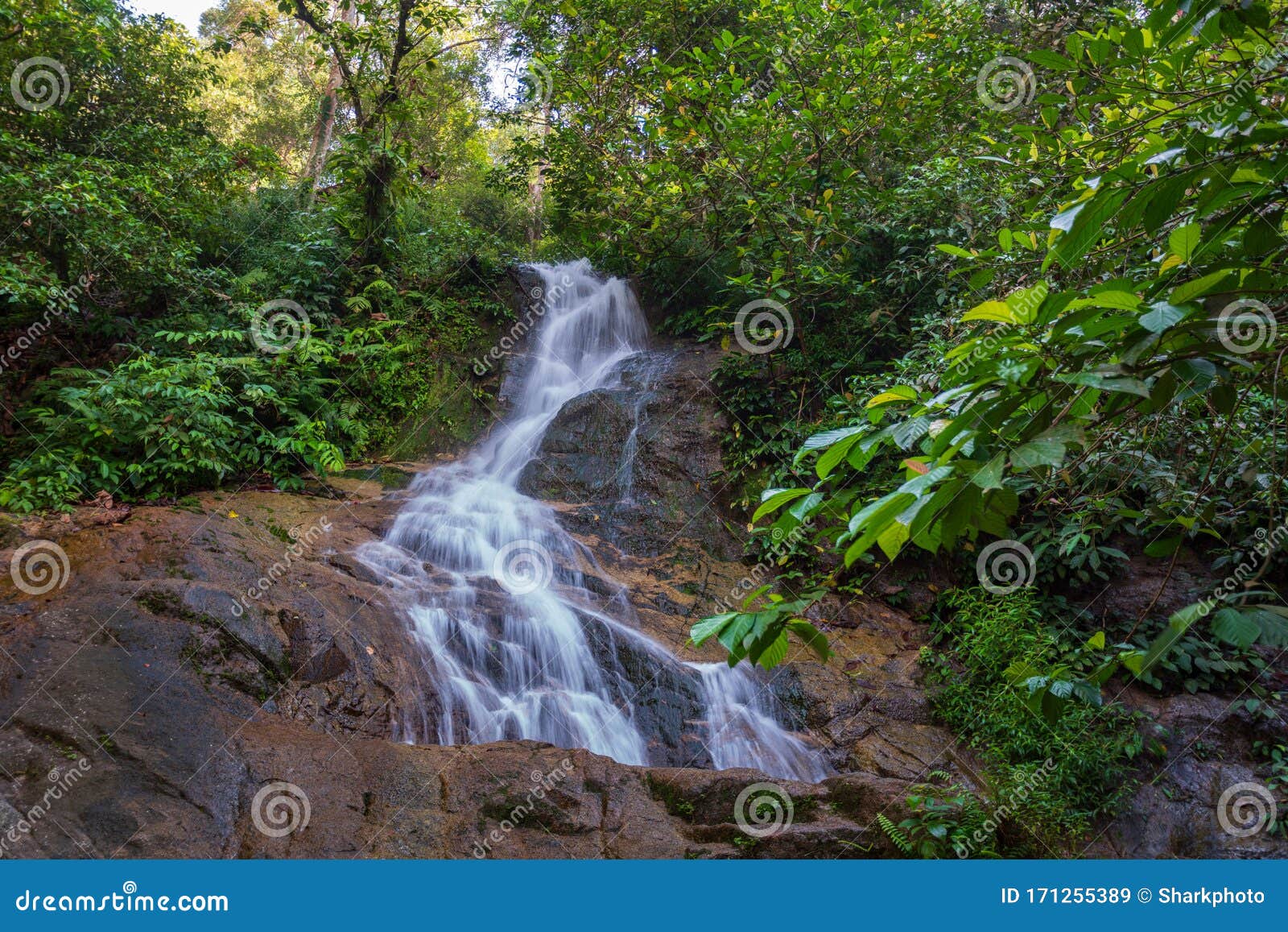 The Kanching Waterfall of Malaysia Stock Image - Image of kanching ...