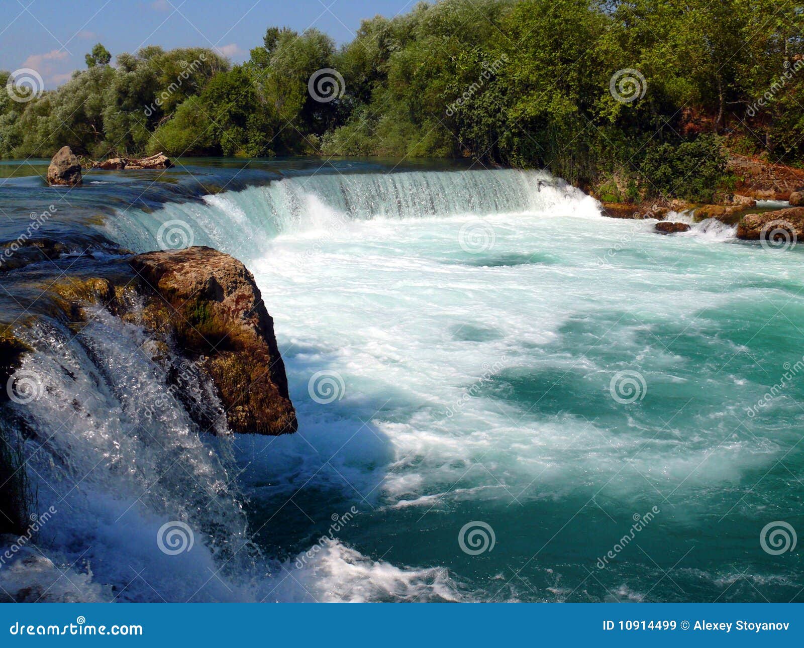 Waterfall Manavgat stock image. Image of beautiful, scenery - 10914499