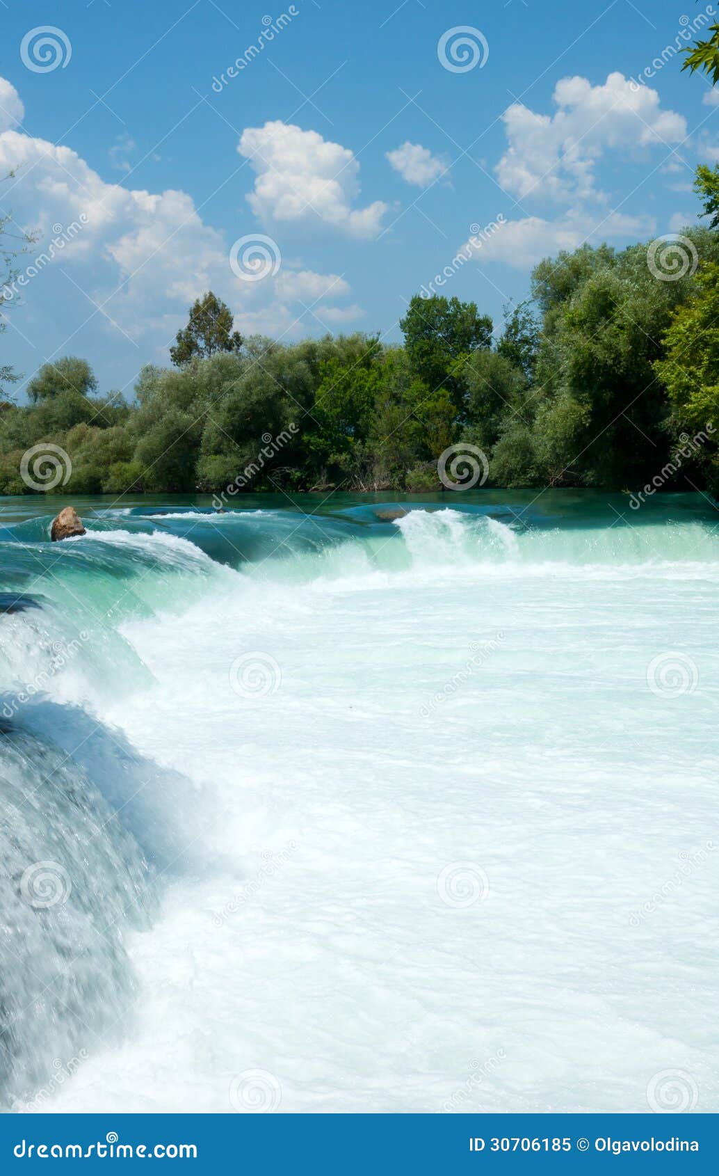 Waterfall on Manavgat River, Turkey Stock Image - Image of flow, nature ...