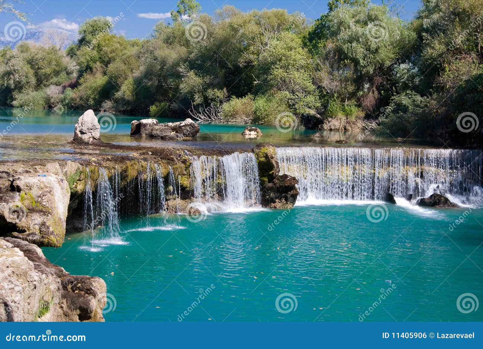 Waterfall Manavgat in Turkey Stock Photo - Image of environment, park ...