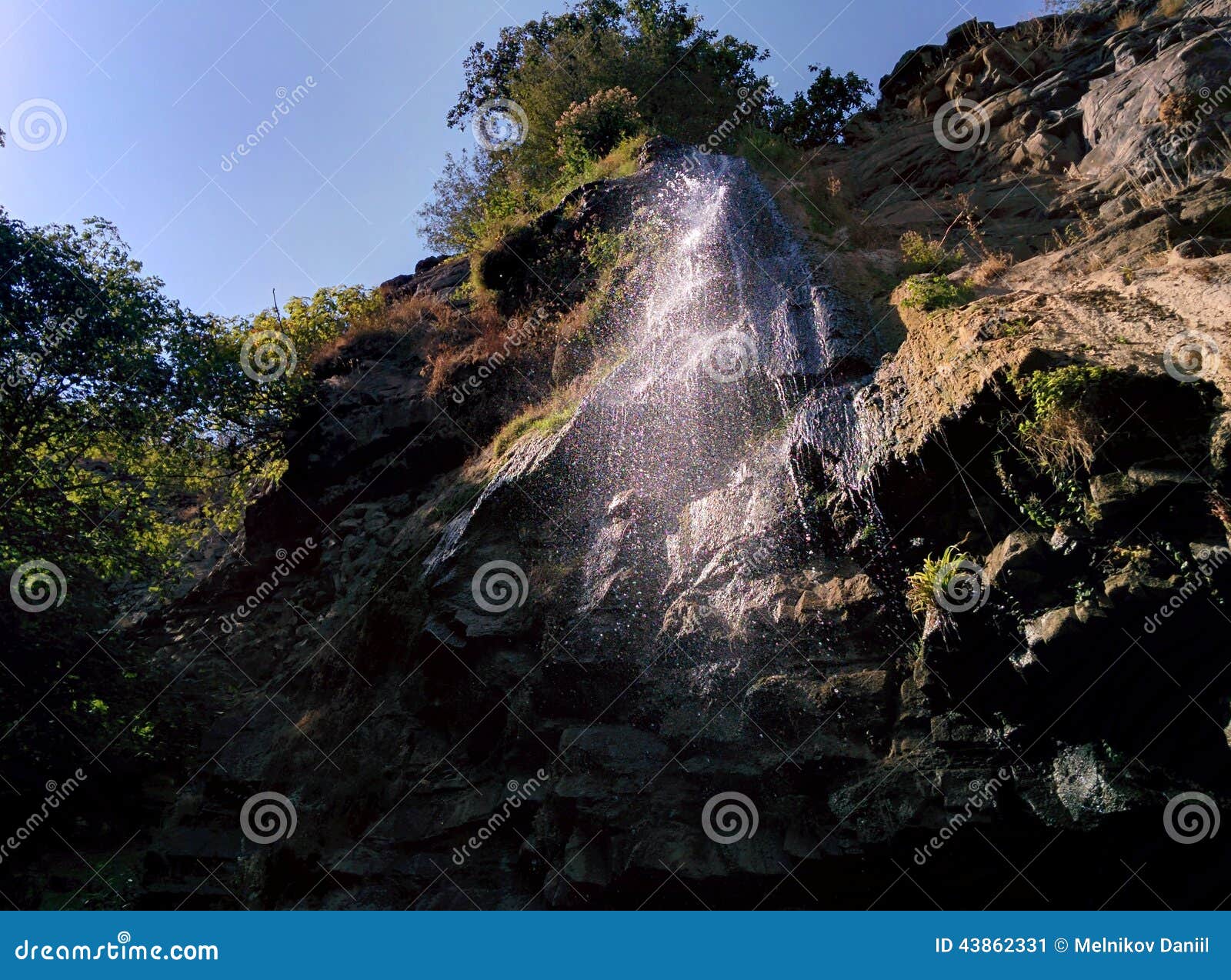 Waterfall in Masalli. stock image. Image of azerbaijan - 43862331