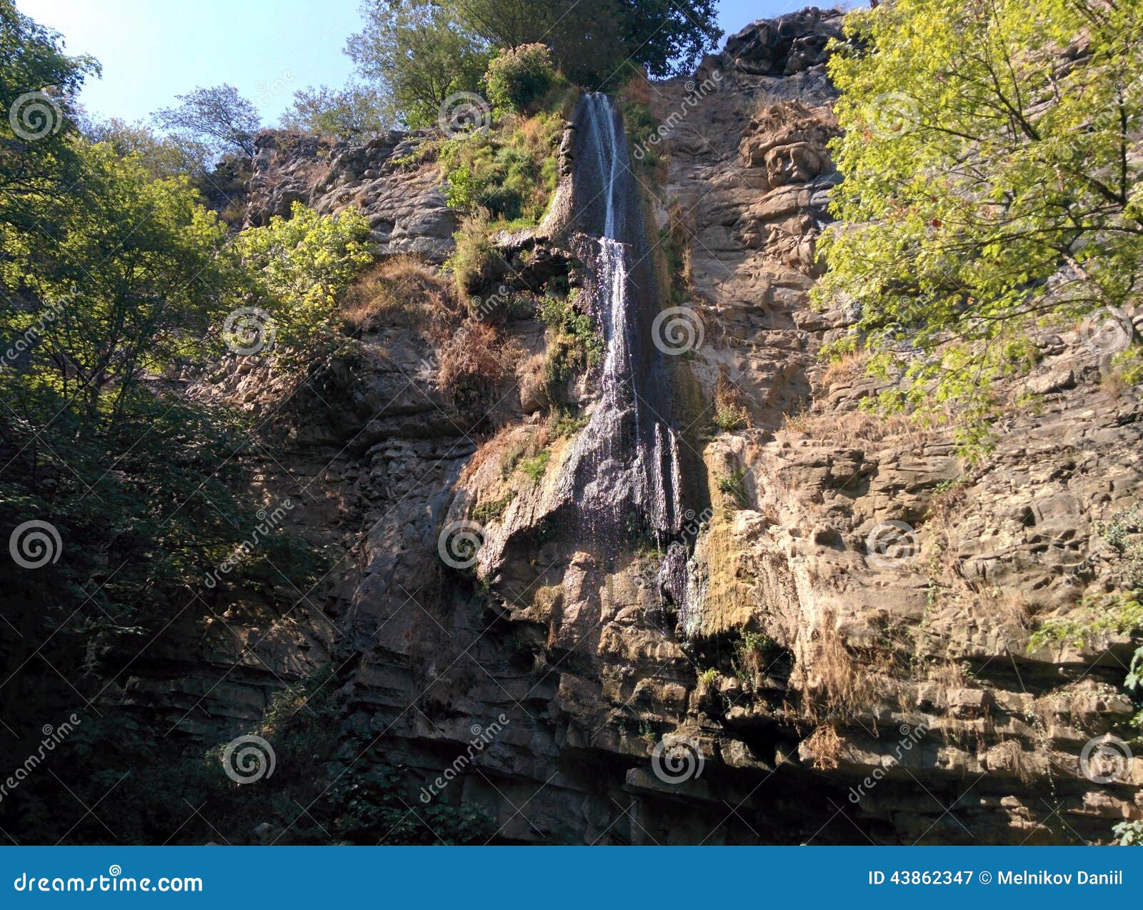 Waterfall in Masalli. stock image. Image of national - 43862347