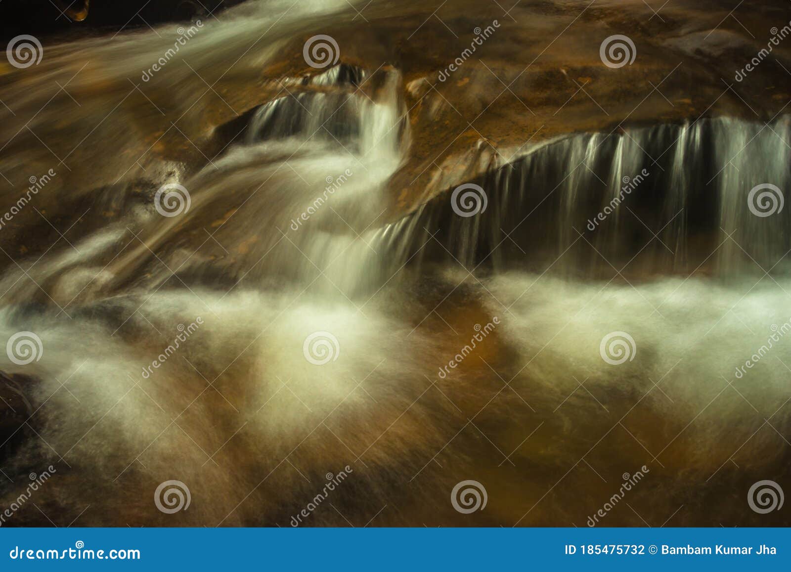 Sirimane Falls In Sringeri, Karnataka, India. Beautiful Flowy Milky ...
