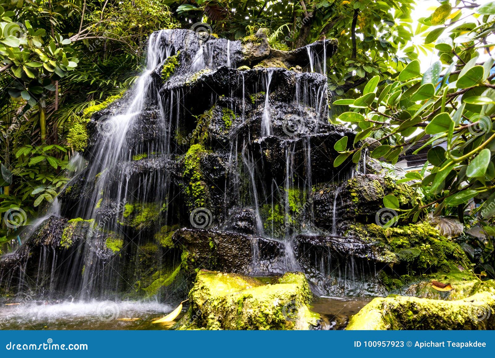 Waterfall Model Flowchart Hand Drawing On Blackboard Stock Photography ...
