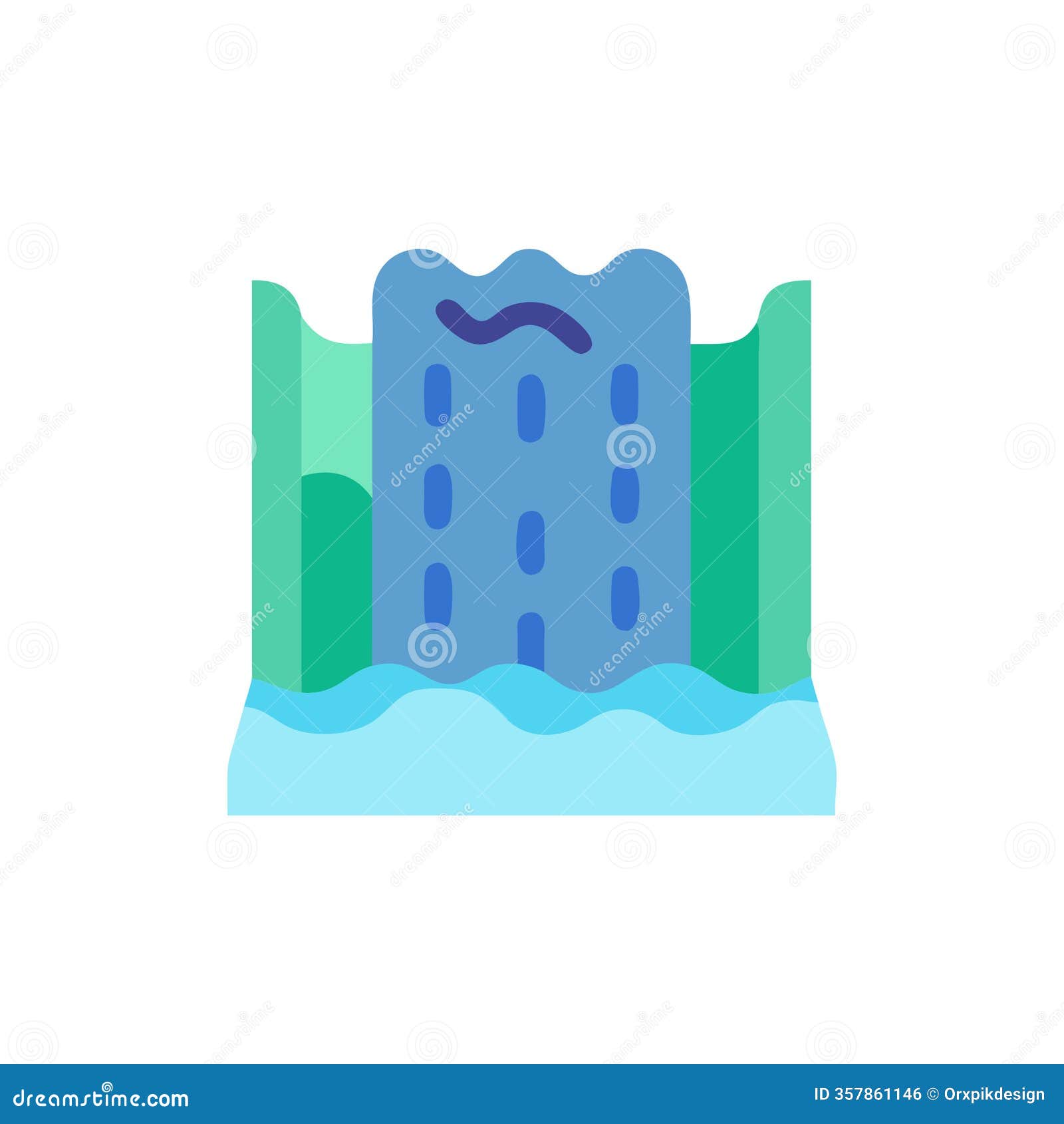 The Waterfall Model Infographic Vector Is Used In Software Engineering ...