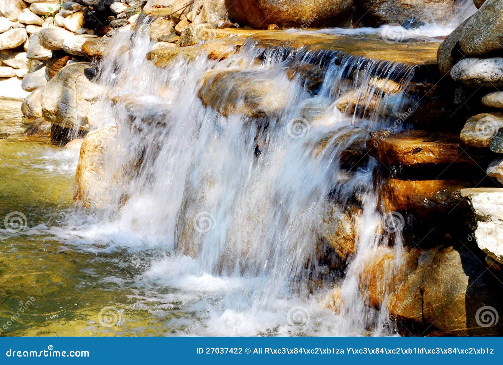 Waterfall in motion stock photo. Image of landmark, cool - 27037422