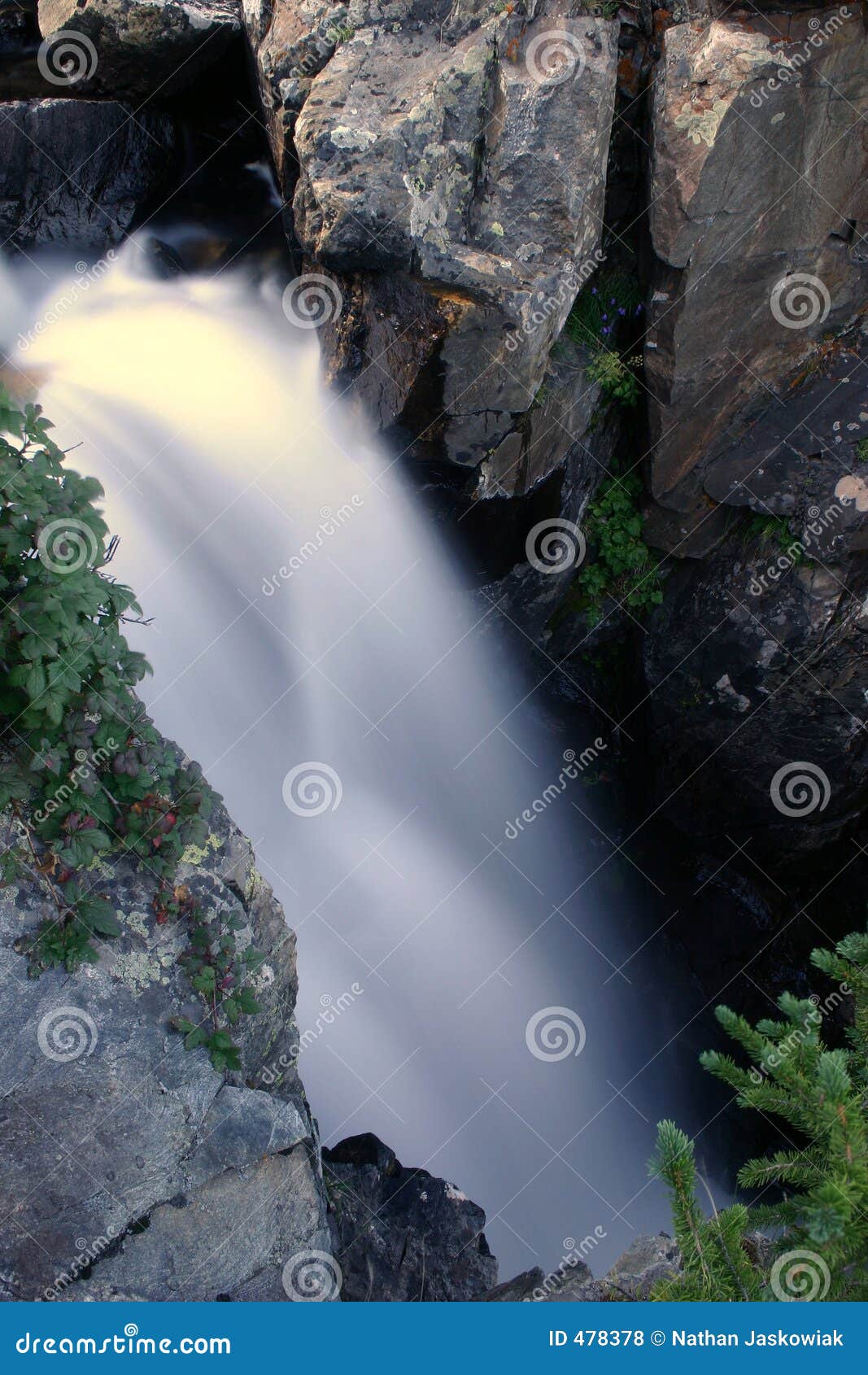 Waterfall in Motion stock photo. Image of movement, environment - 478378