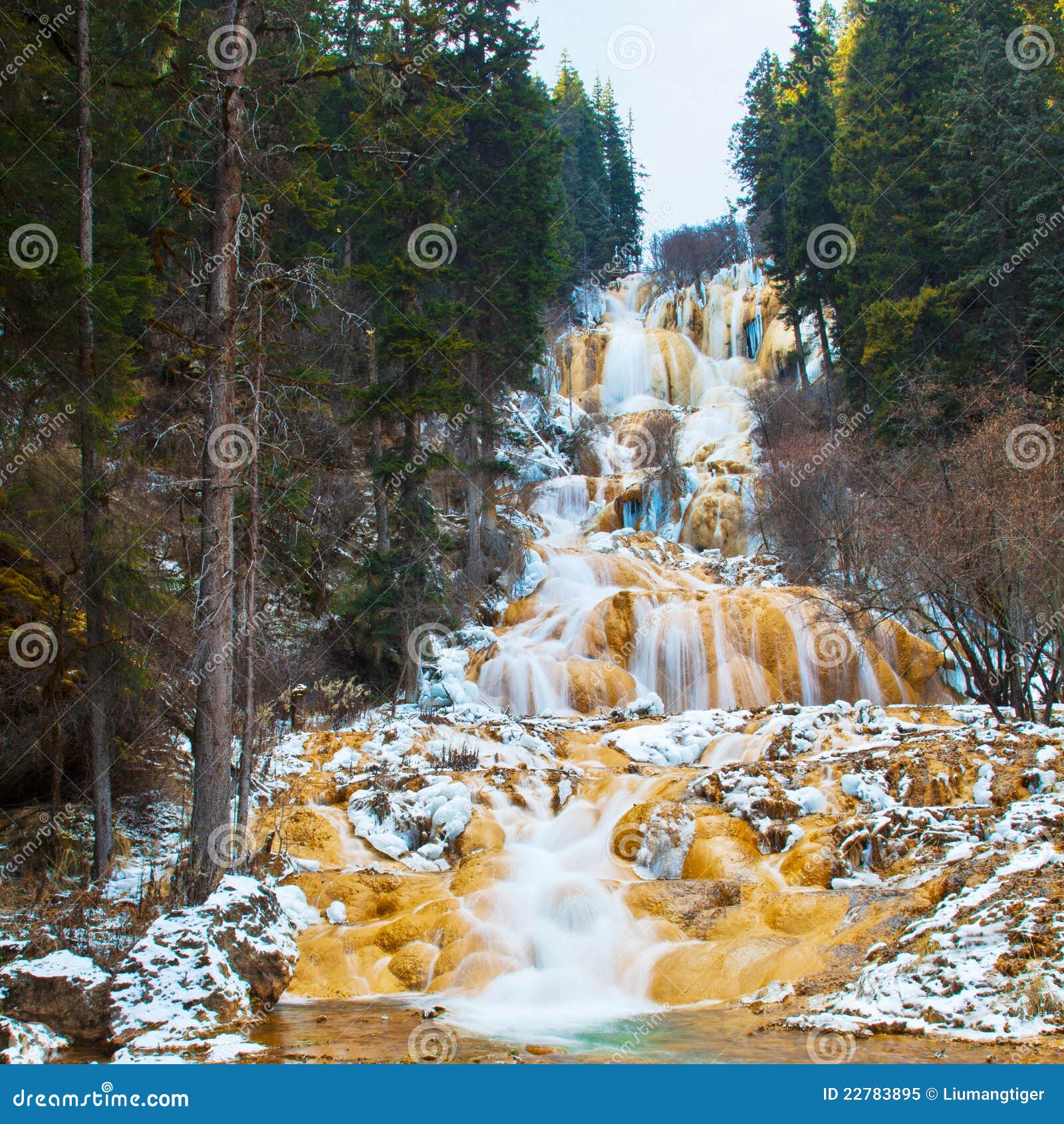 Waterfall in Mouni Valley 2 Stock Image - Image of landscape, asia ...