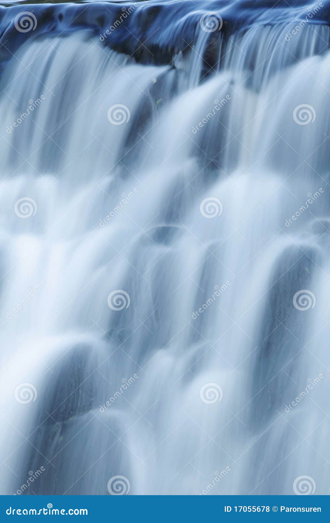 Waterfall on Mountain River Stock Photo - Image of cascade, design ...