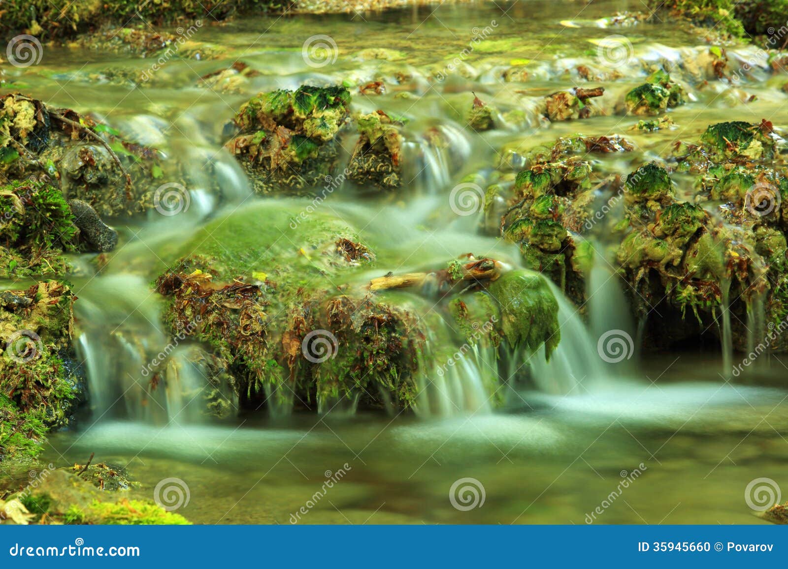 Waterfall, Mountain Stream. Black River. Crimea, Ukraine Stock Photo ...