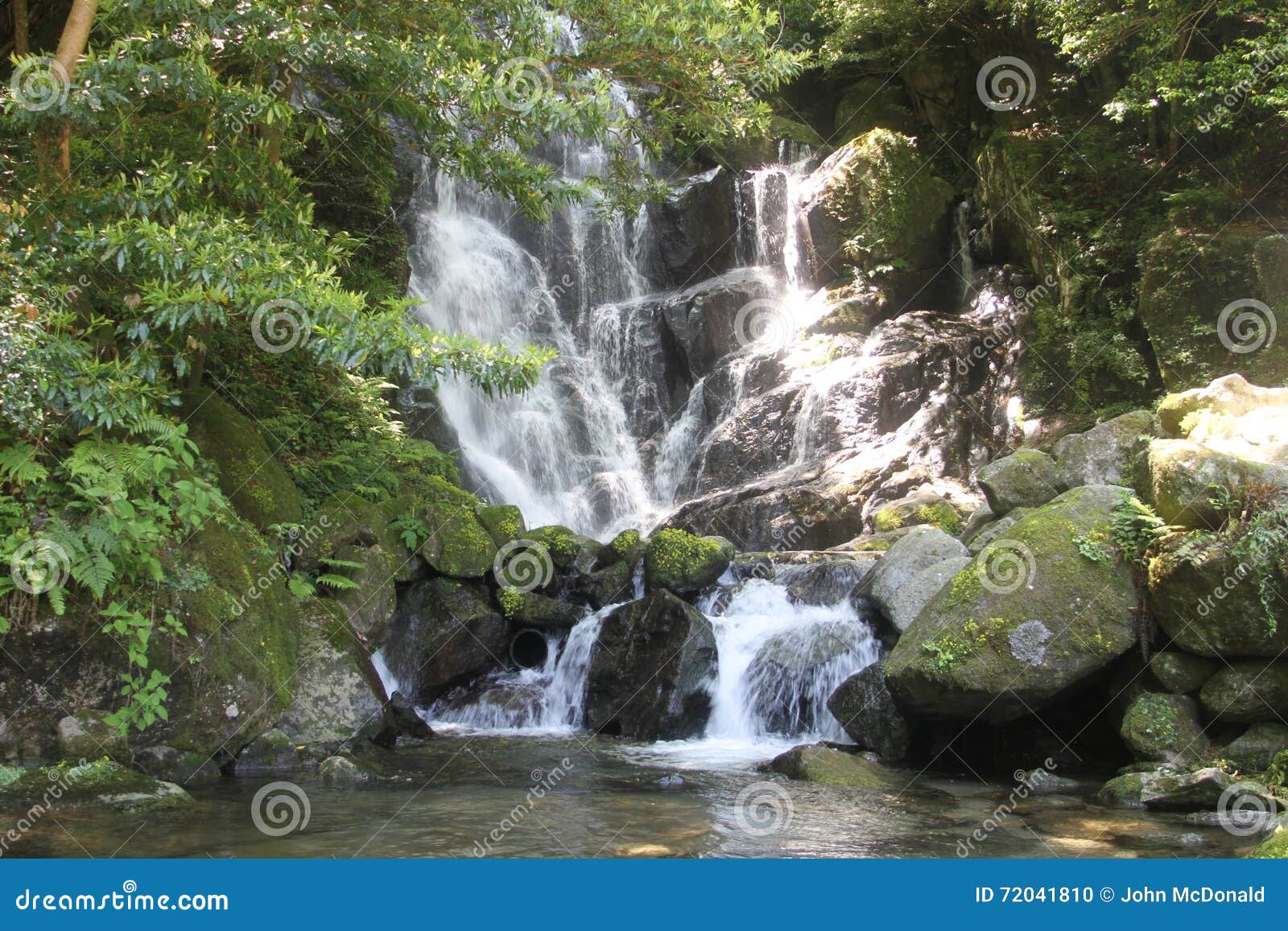 Waterfall stock photo. Image of kyushu, japan, waterfall - 72041810