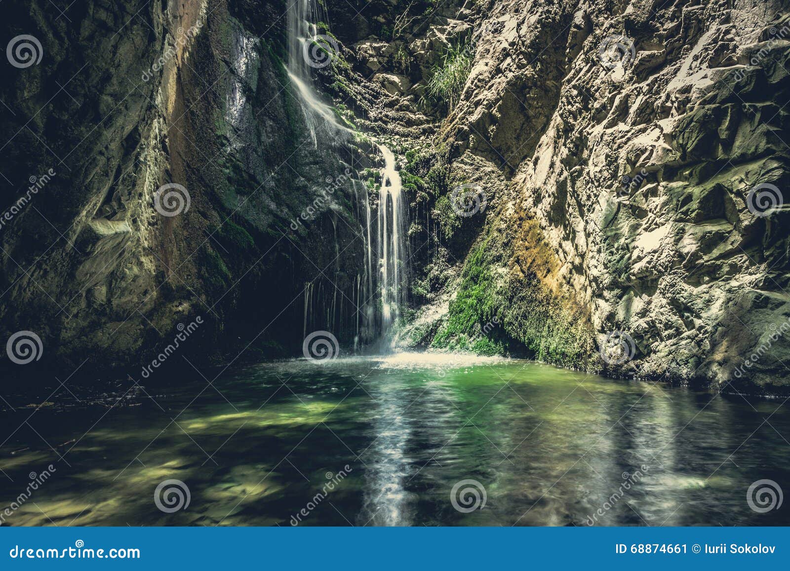 Cyprus Waterfall Water Summer River Royalty-Free Stock Image ...