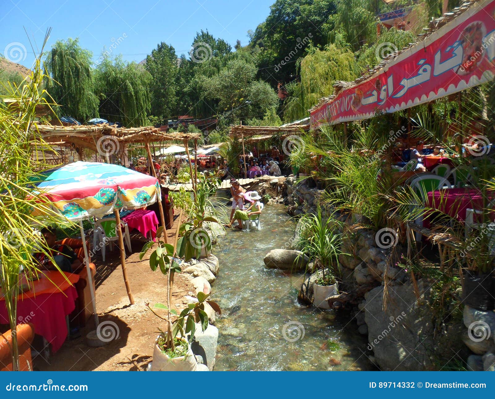 Waterfall of Mrs. Fatima editorial photography. Image of lake - 89714332