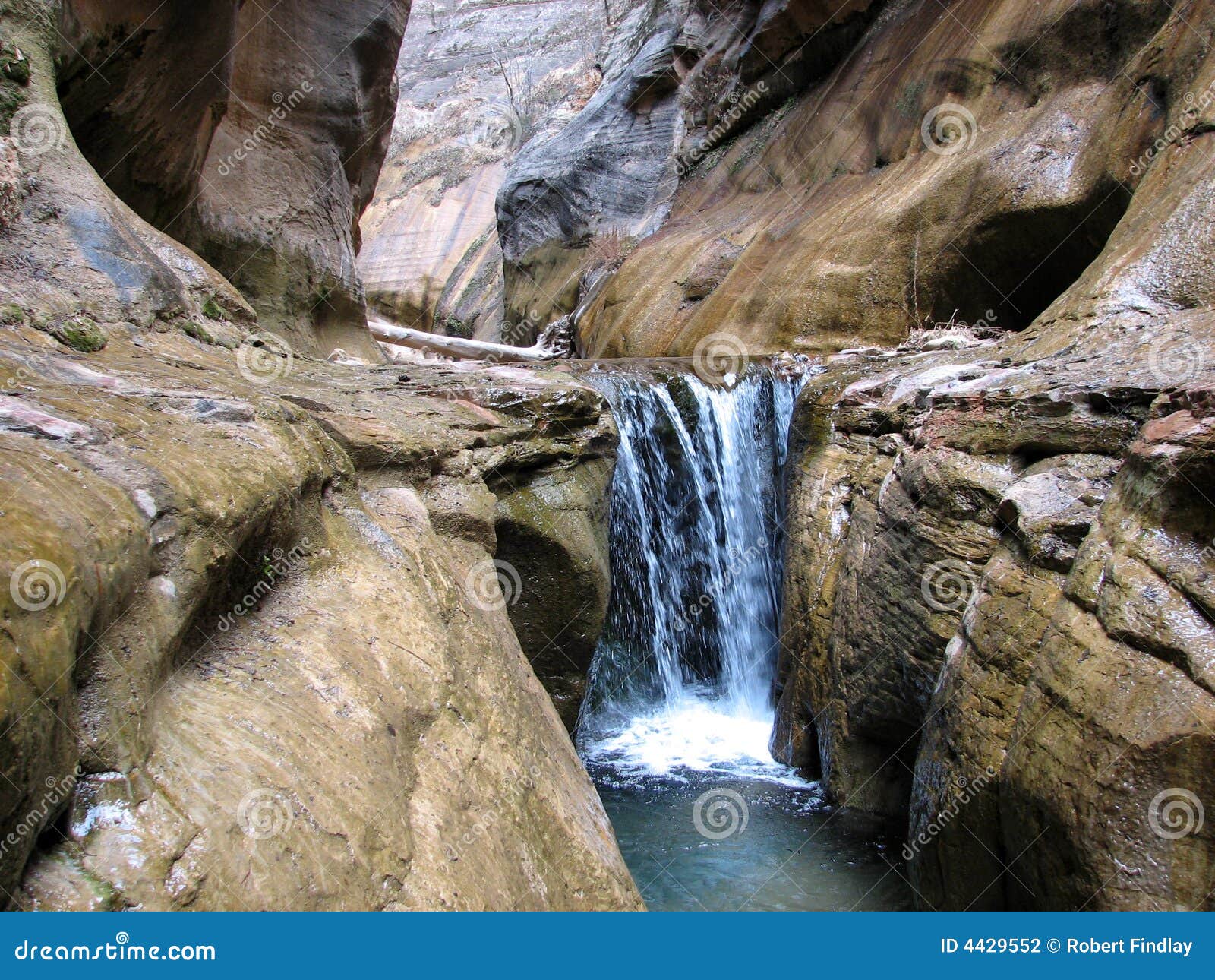 Waterfall in the Narrows stock photo. Image of waterfall - 4429552