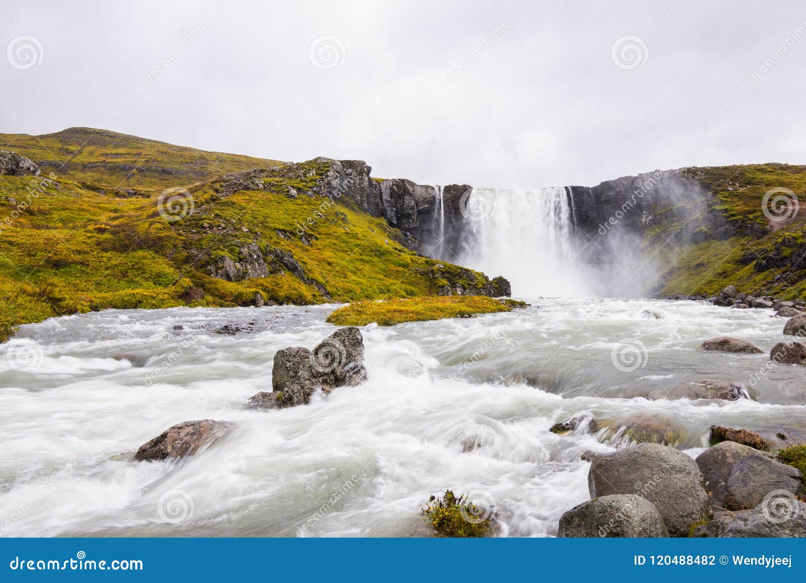 Walter Mitty Waterfall Royalty-Free Stock Photography | CartoonDealer ...