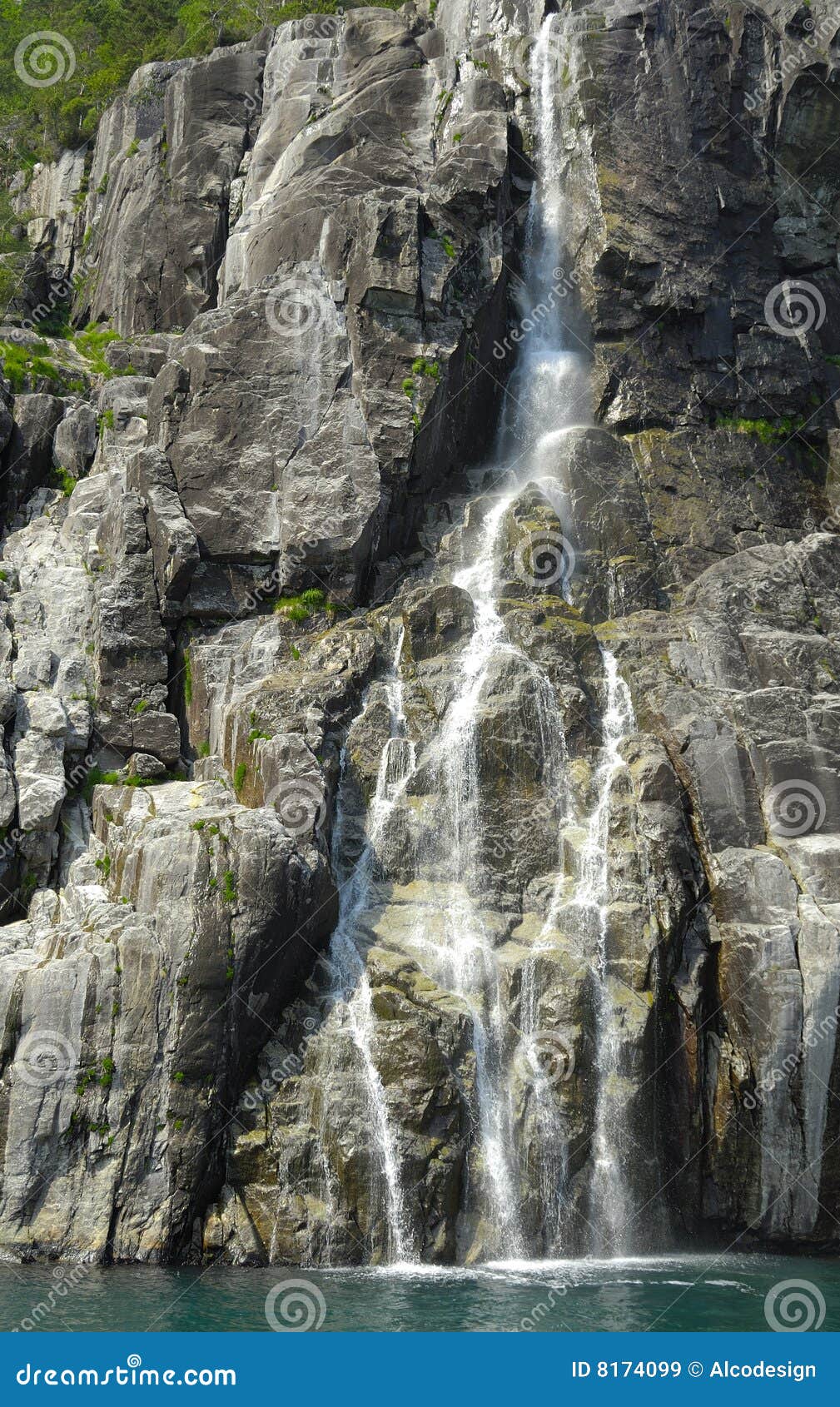 Waterfall in Norway stock image. Image of norway, waterfall - 8174099
