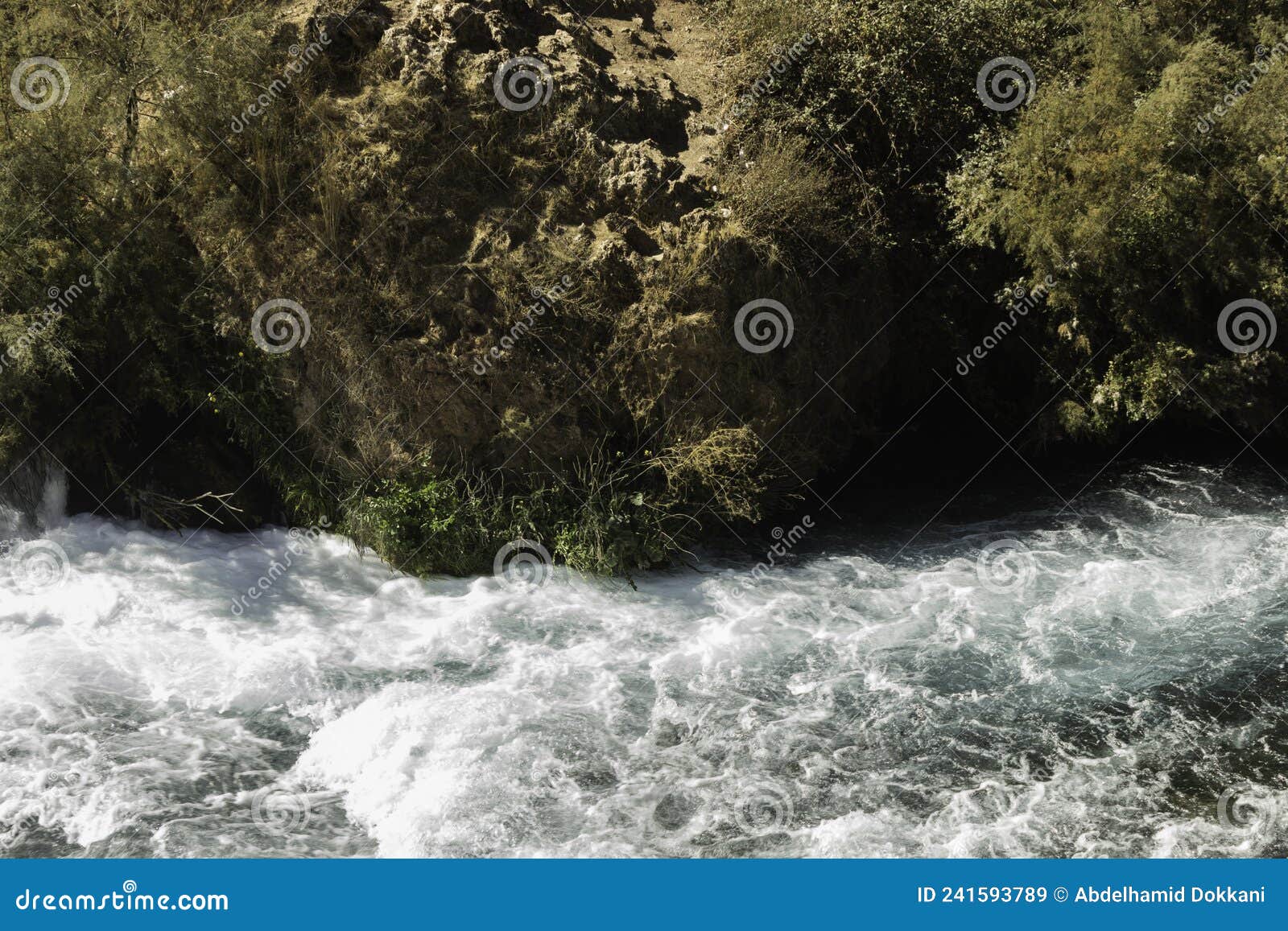 WATERFALL in OUM ERRABI RIVER, MOROCCO Stock Image - Image of water ...