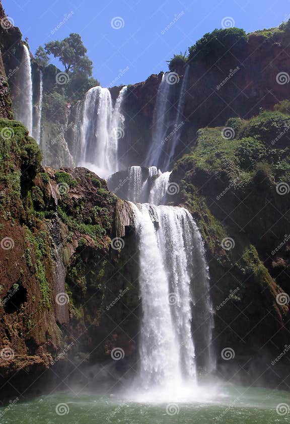 Waterfall of ouzoud stock image. Image of ouzoud, waterfall - 2711611