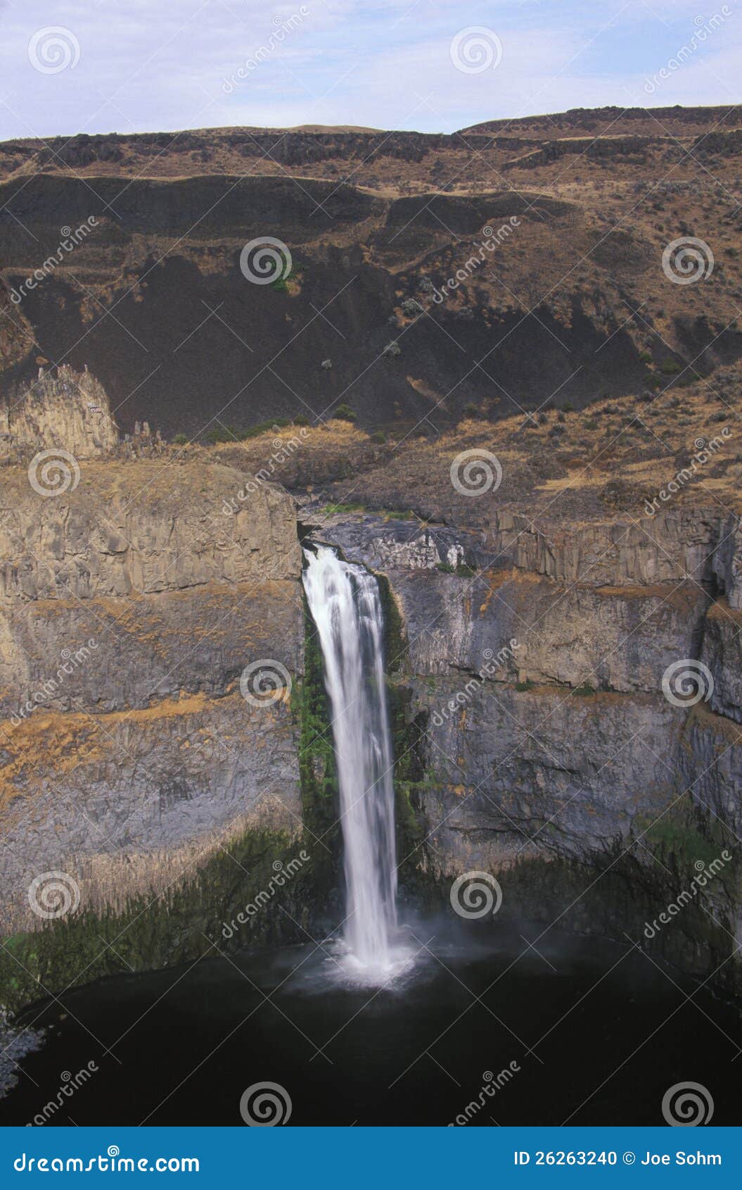 Waterfall of the Palouse River, Stock Photo - Image of states, color ...