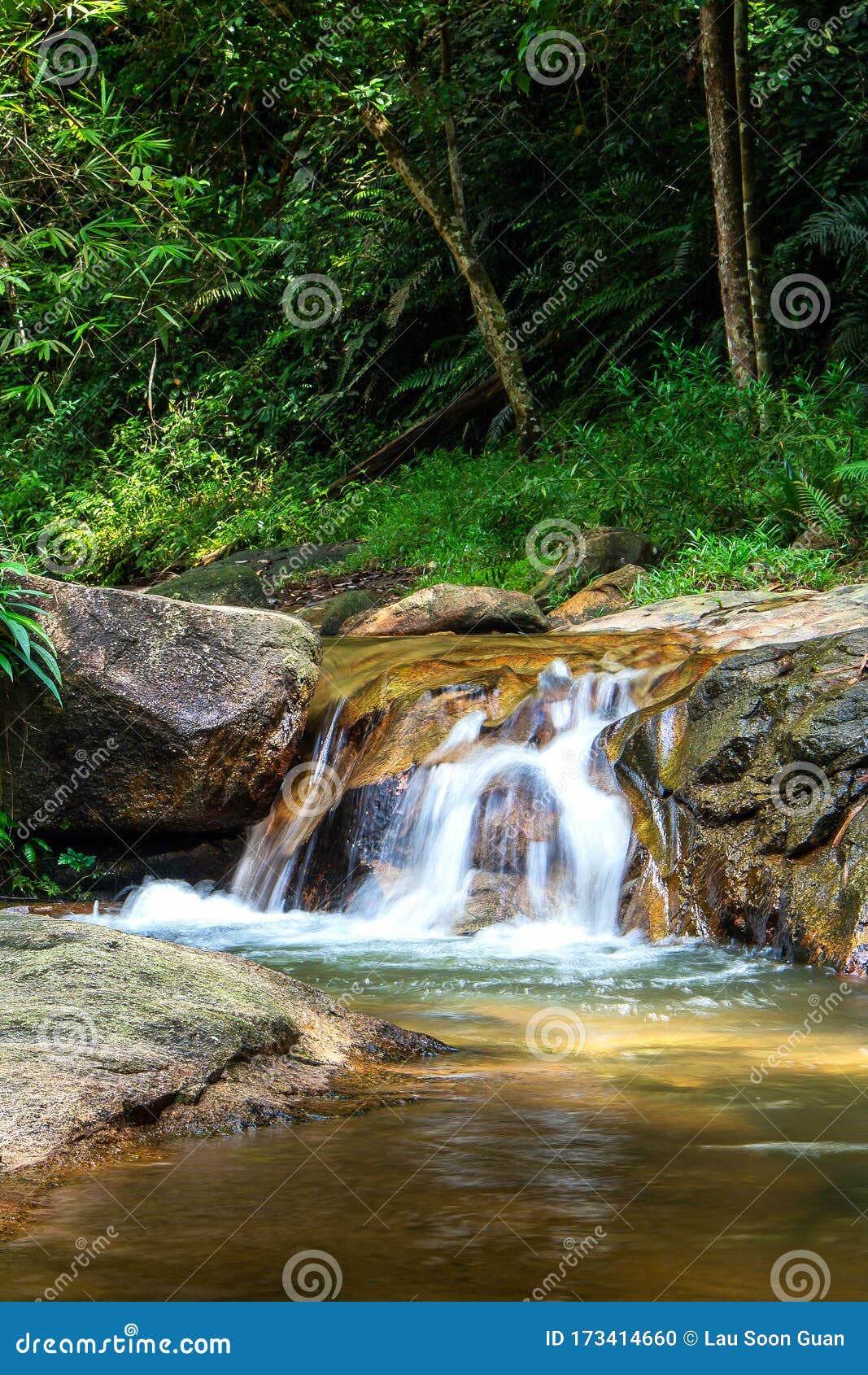 Waterfall at Papan Lahat Perak Stock Photo - Image of nature, river ...