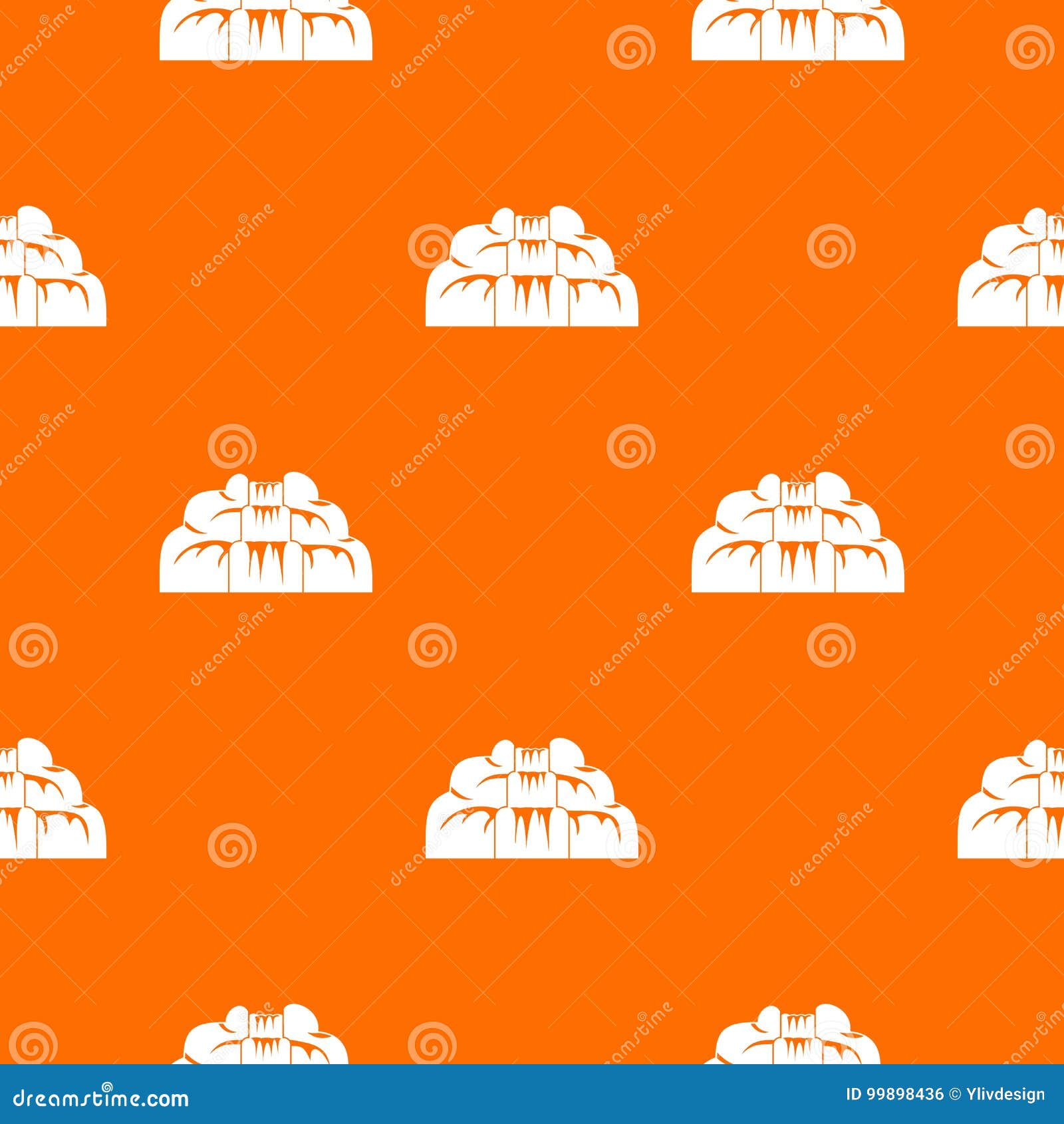 Waterfall pattern seamless stock vector. Illustration of island - 99898436