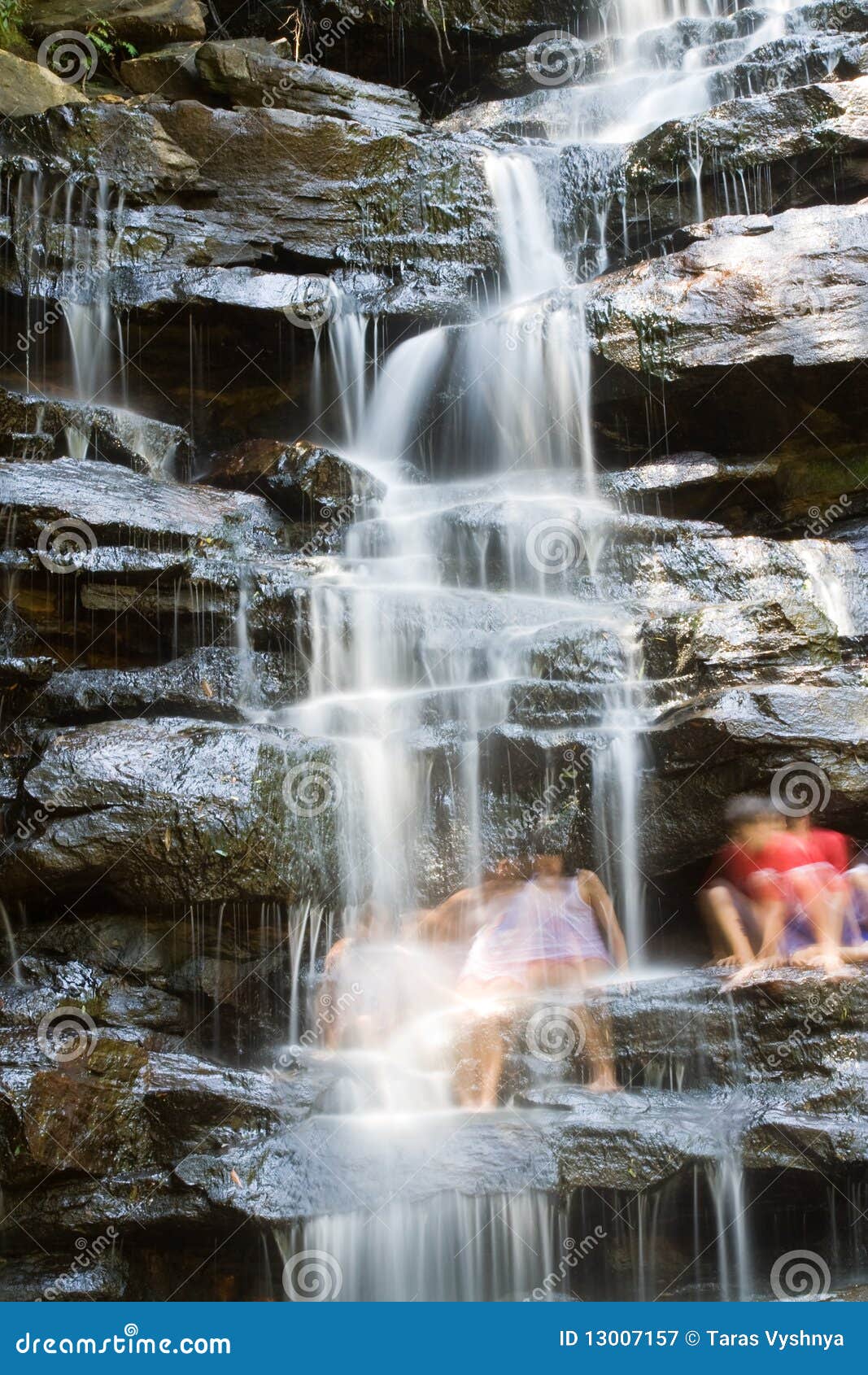 Waterfall People Royalty Free Stock Photography - Image: 13007157