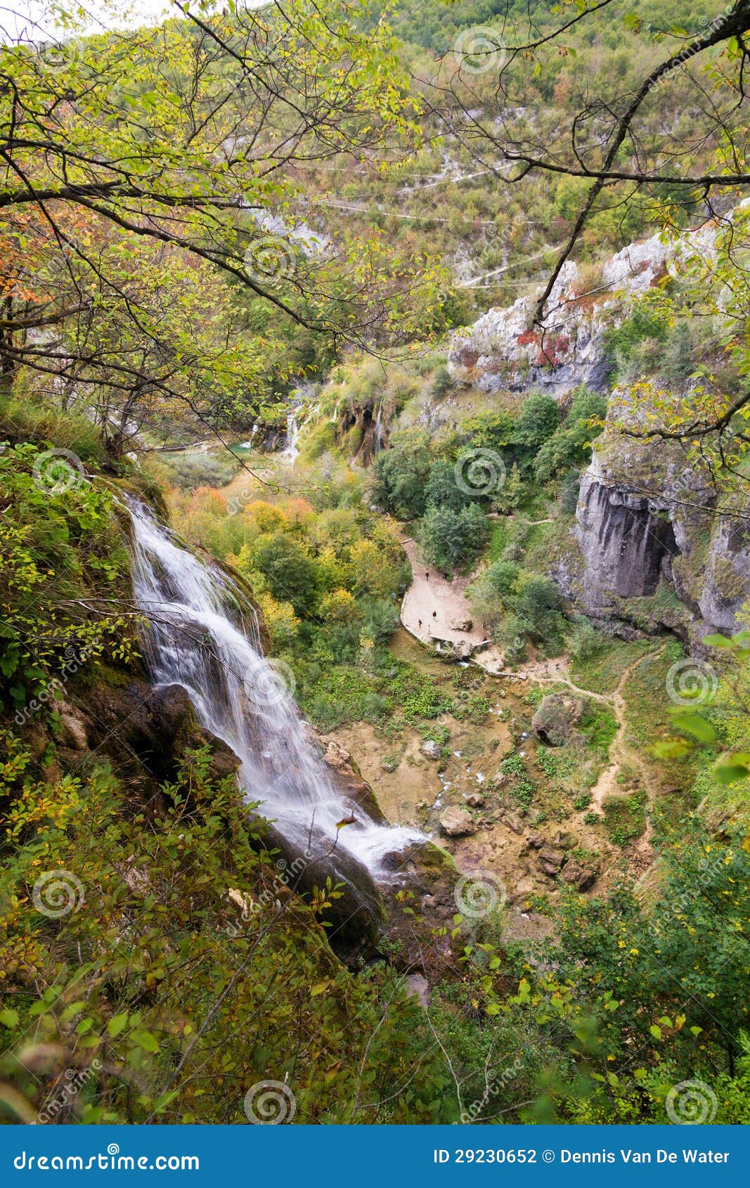 Waterfall perspective stock photo. Image of karst, perspective - 29230652