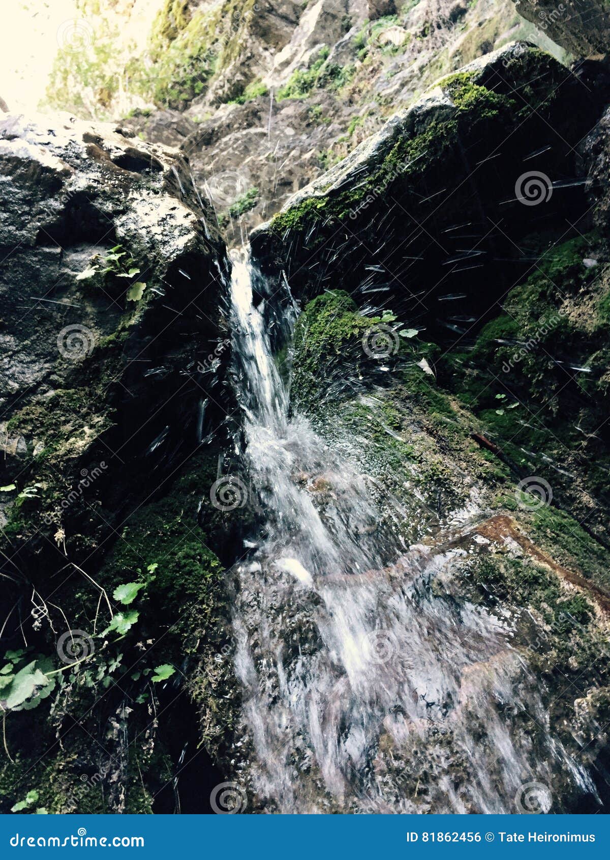 Waterfall stock photo. Image of fall, cliff, water, perspective - 81862456
