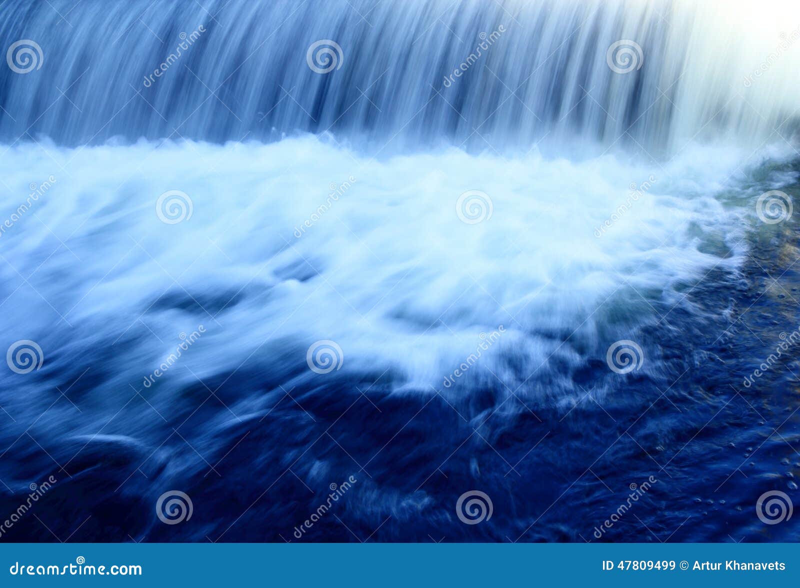Waterfall stock image. Image of tropical, abstract, stream - 47809499