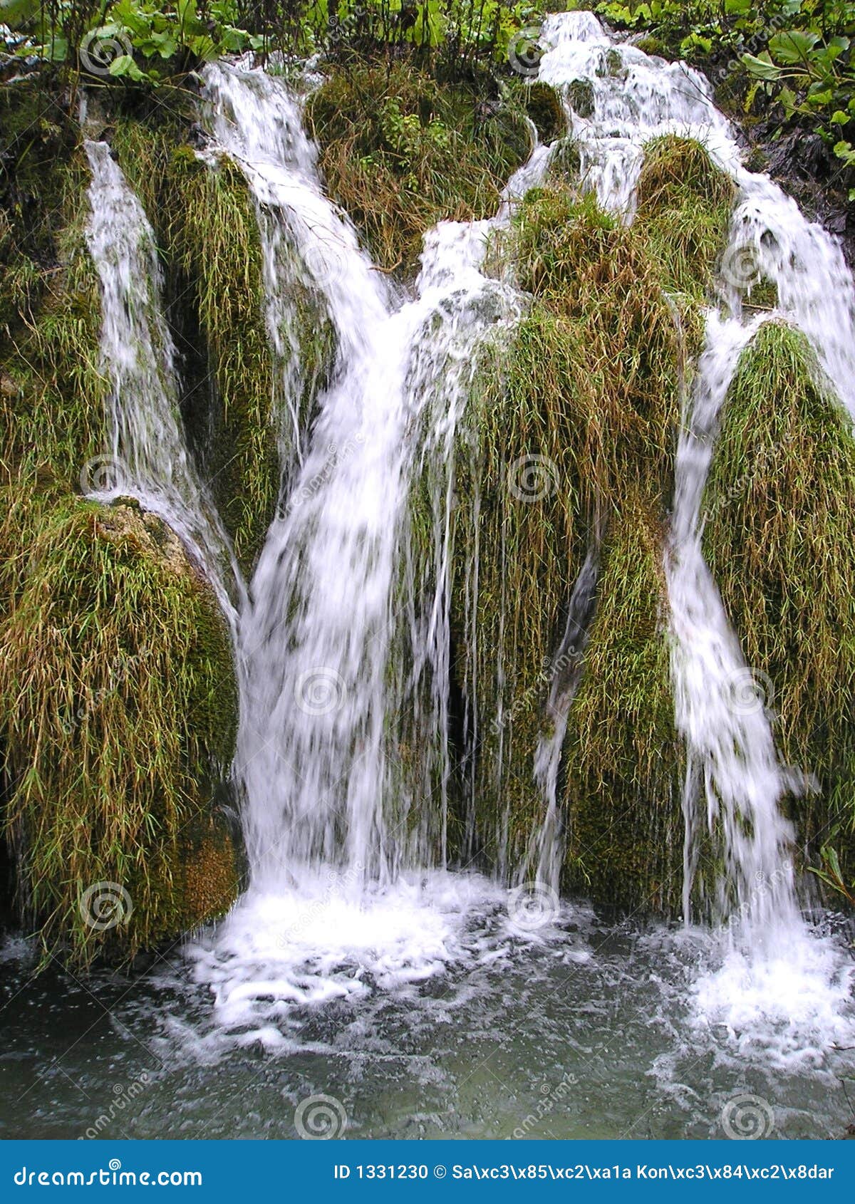 Waterfall Plitvice stock photo. Image of croatia, streams - 1331230