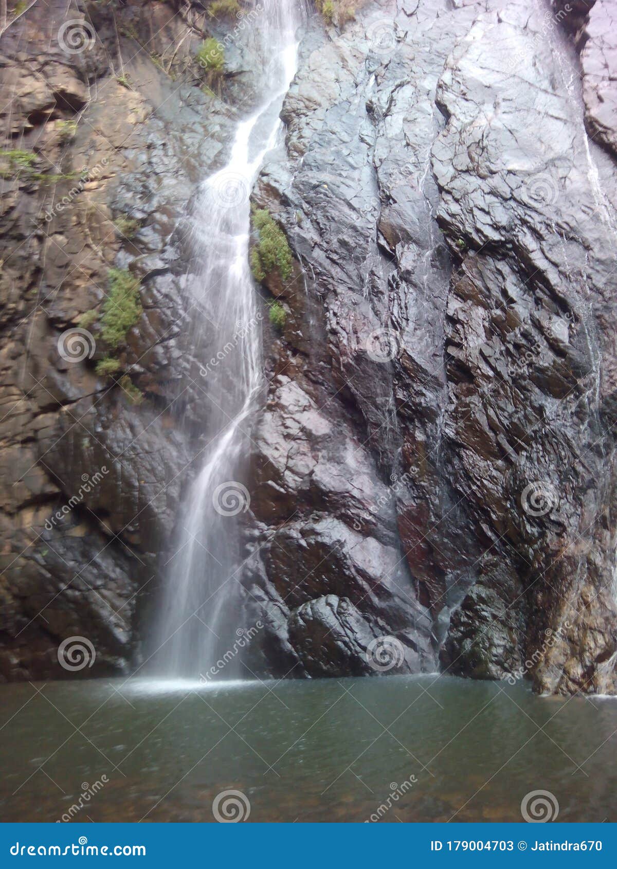 Waterfall Pradhapat, Deogarh, Odisha Stock Image - Image of canyon ...