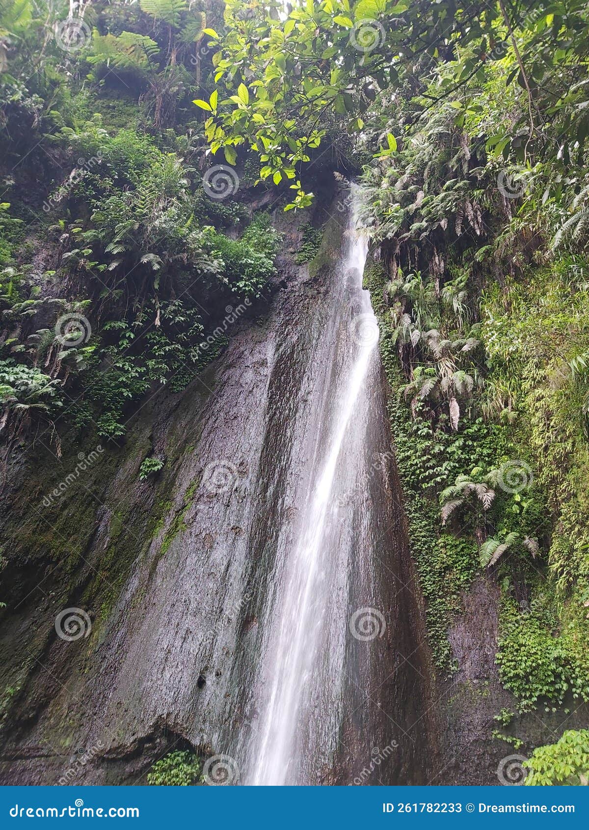 Waterfall Princess in Bogor Indonesia Stock Image - Image of princess ...