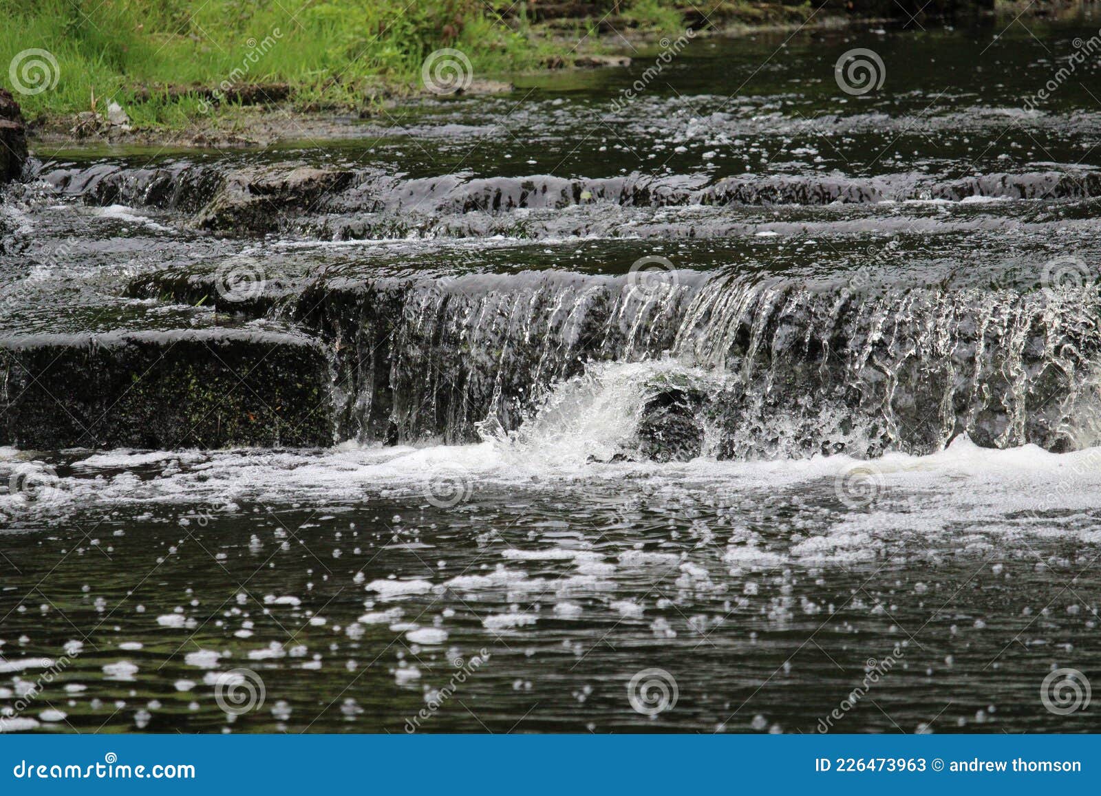 A Waterfall and rapids stock image. Image of fast, waterfall - 226473963