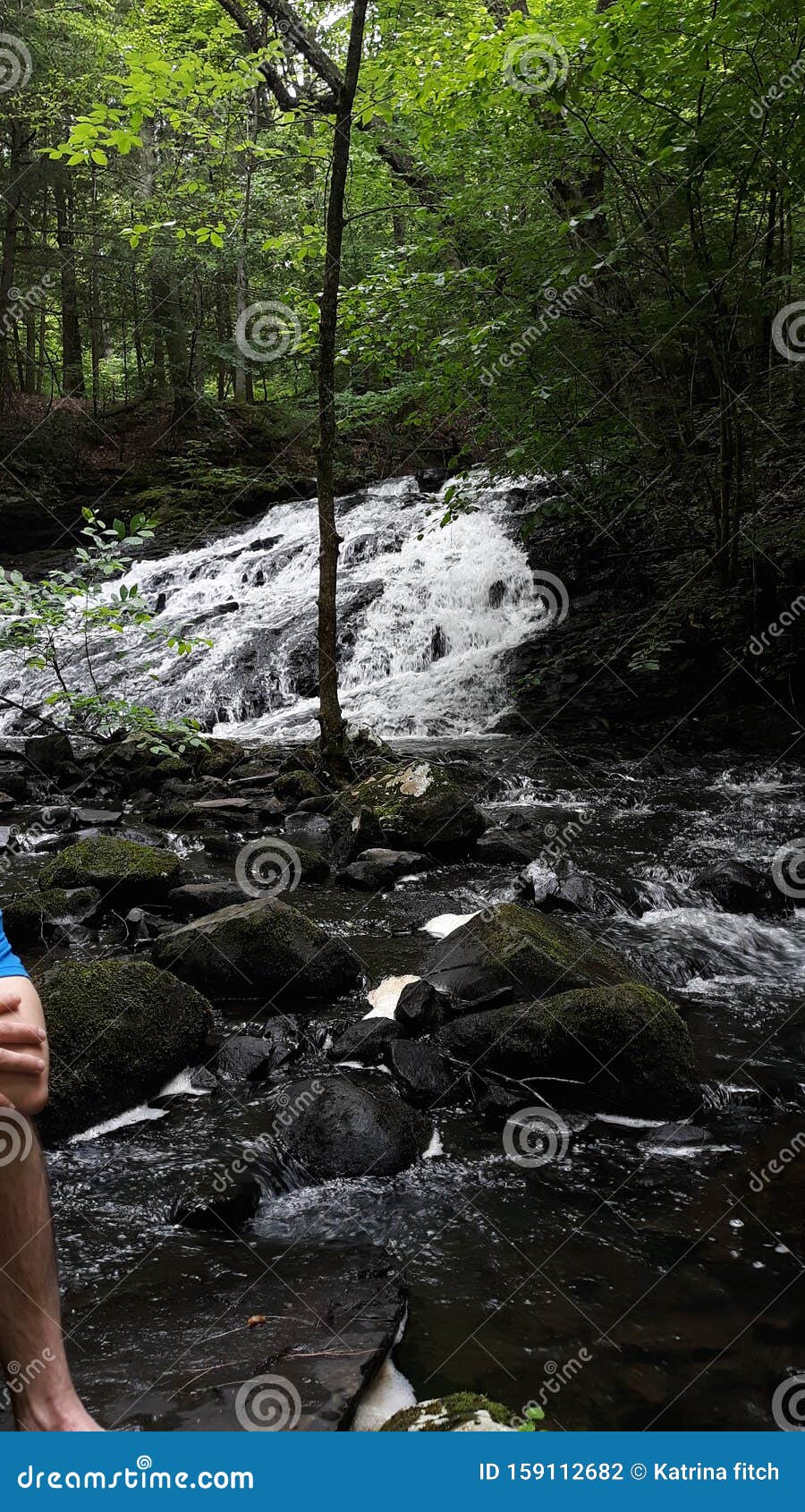 Waterfall stock photo. Image of water, relaxed, adventure - 159112682