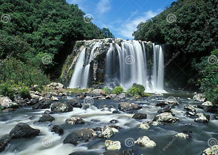 Waterfall in Reunion Island Stock Image - Image of nature, island: 4791967