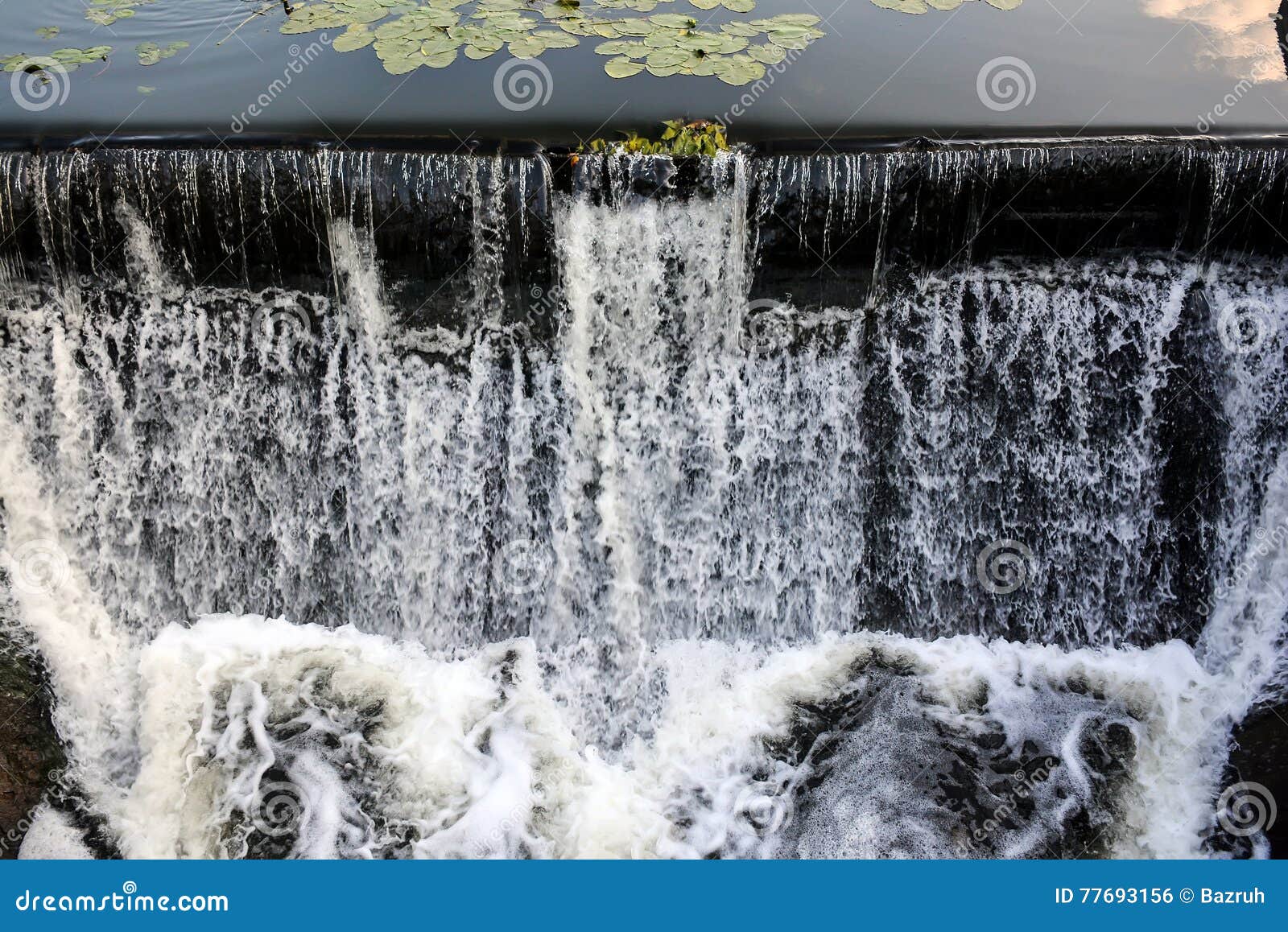 Waterfall stock photo. Image of splatter, stream, cataract - 77693156