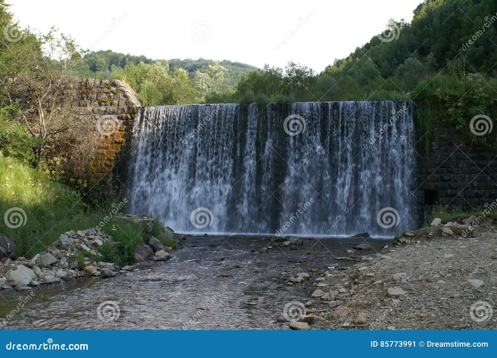 Waterfall River vlasina stock image. Image of nikon, canon - 85773991