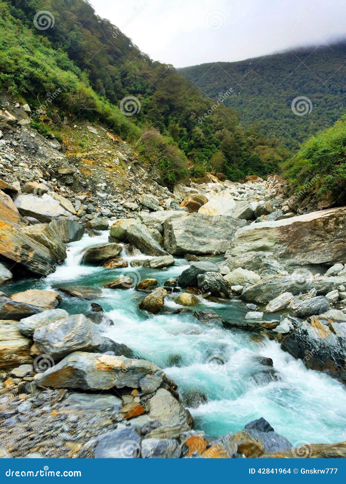 Waterfall stock photo. Image of mountain, waterfall, milford - 42841964