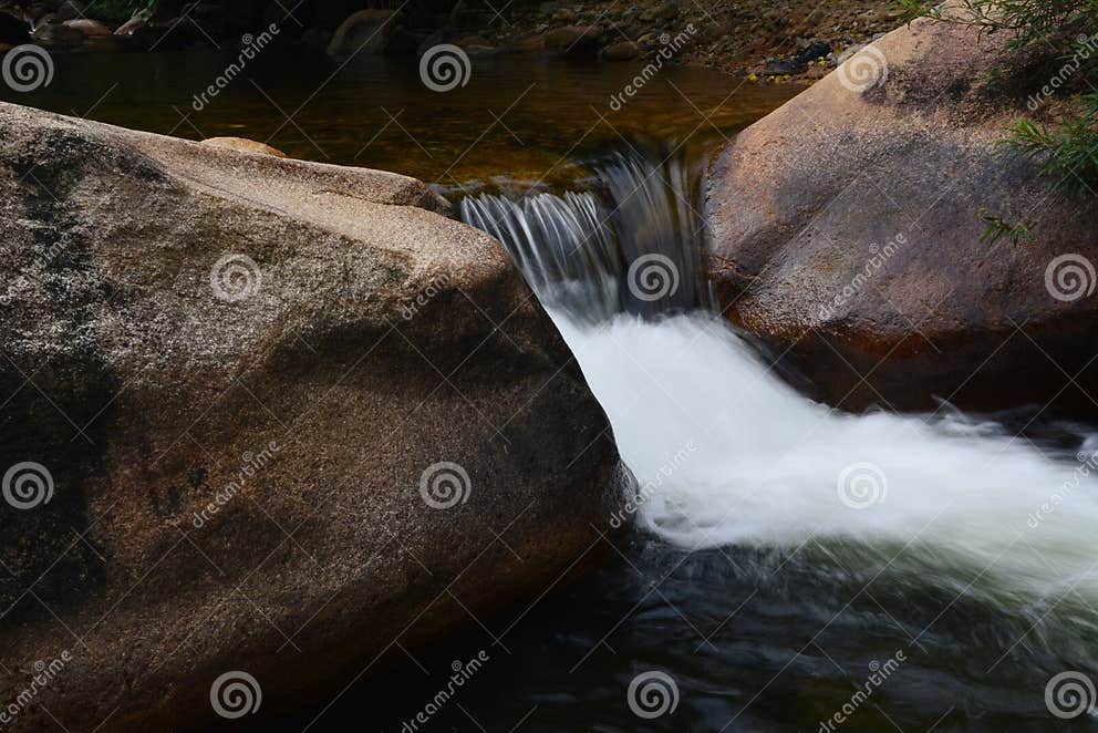 Waterfall stock image. Image of landscape, color, forest - 120041571