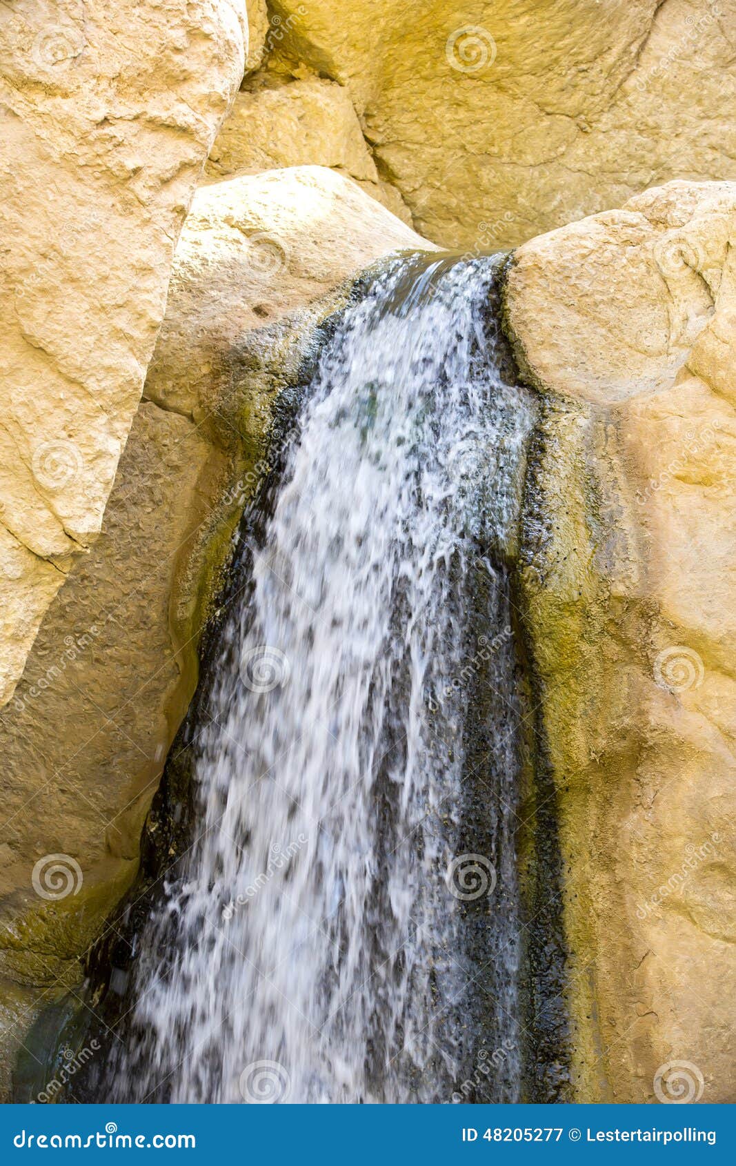 Waterfall in the rocks stock image. Image of stream, mountains - 48205277