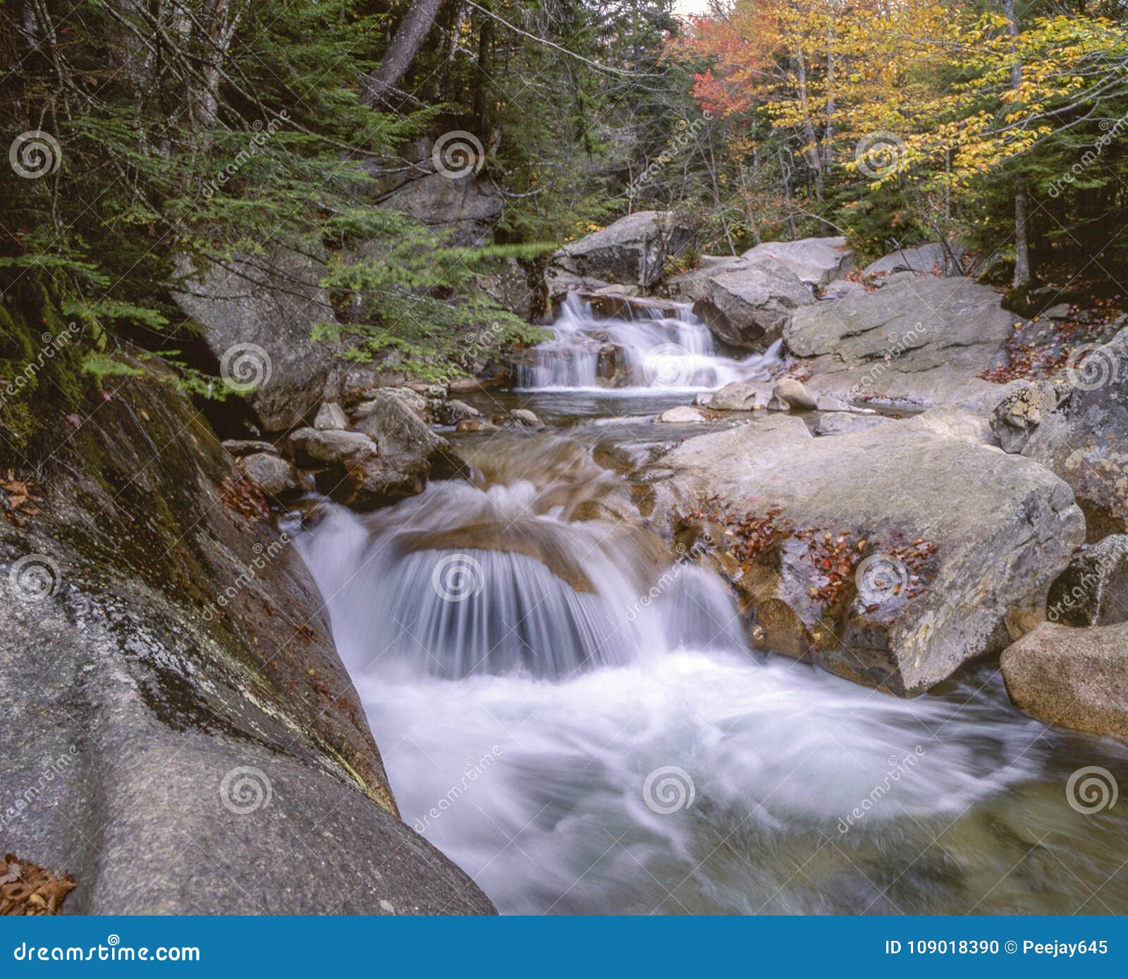 Waterfall and rocks stock photo. Image of waterfall - 109018390